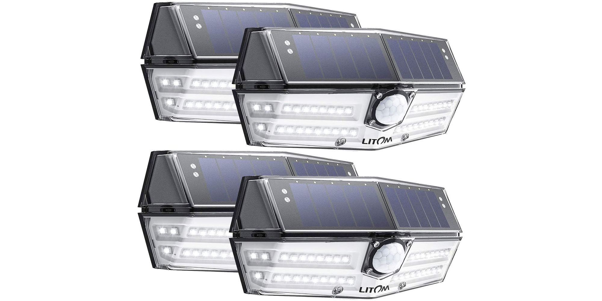 Score a 4-pack of 650-lumen solar outdoor LED lights for just $5.50 ...
