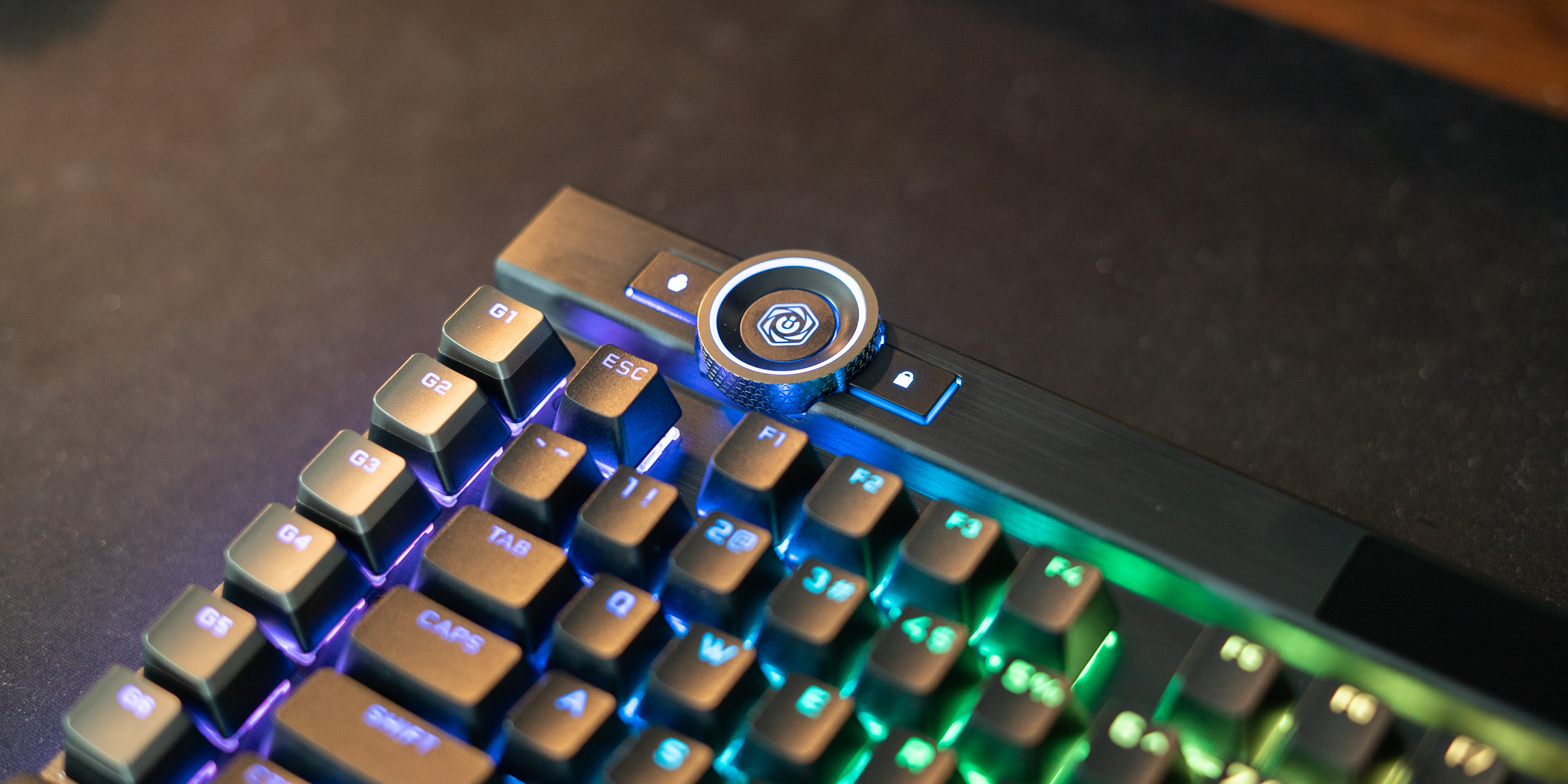 CORSAIR K100 RGB gaming keyboard with programmable control wheel now $190