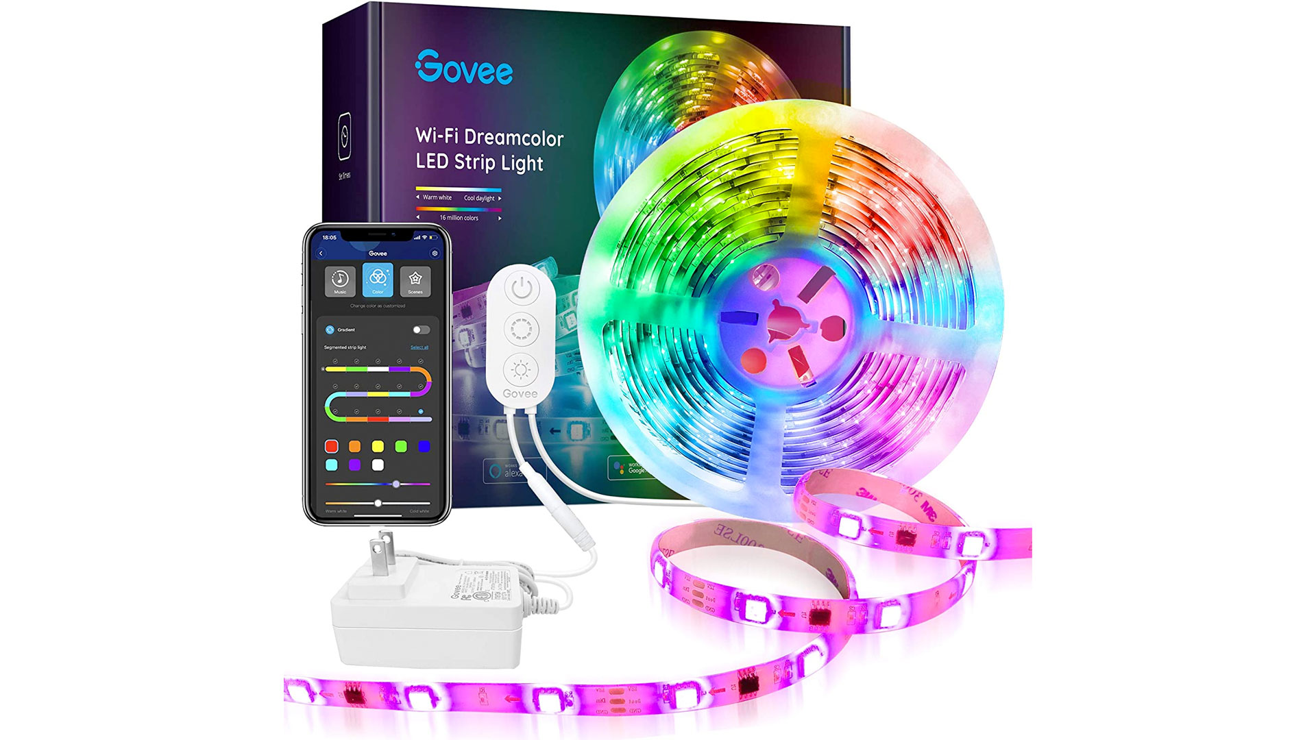 Govee's addressable RGBIC smart LED light strip hits a low of $24