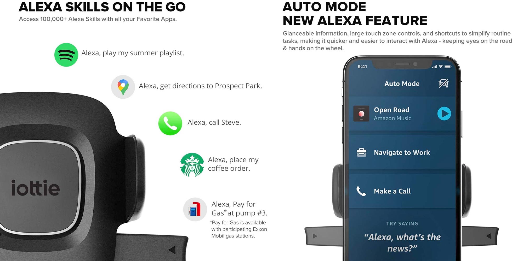 iOttie One Touch Connect Pro with Alexa has wireless charging - 9to5Toys