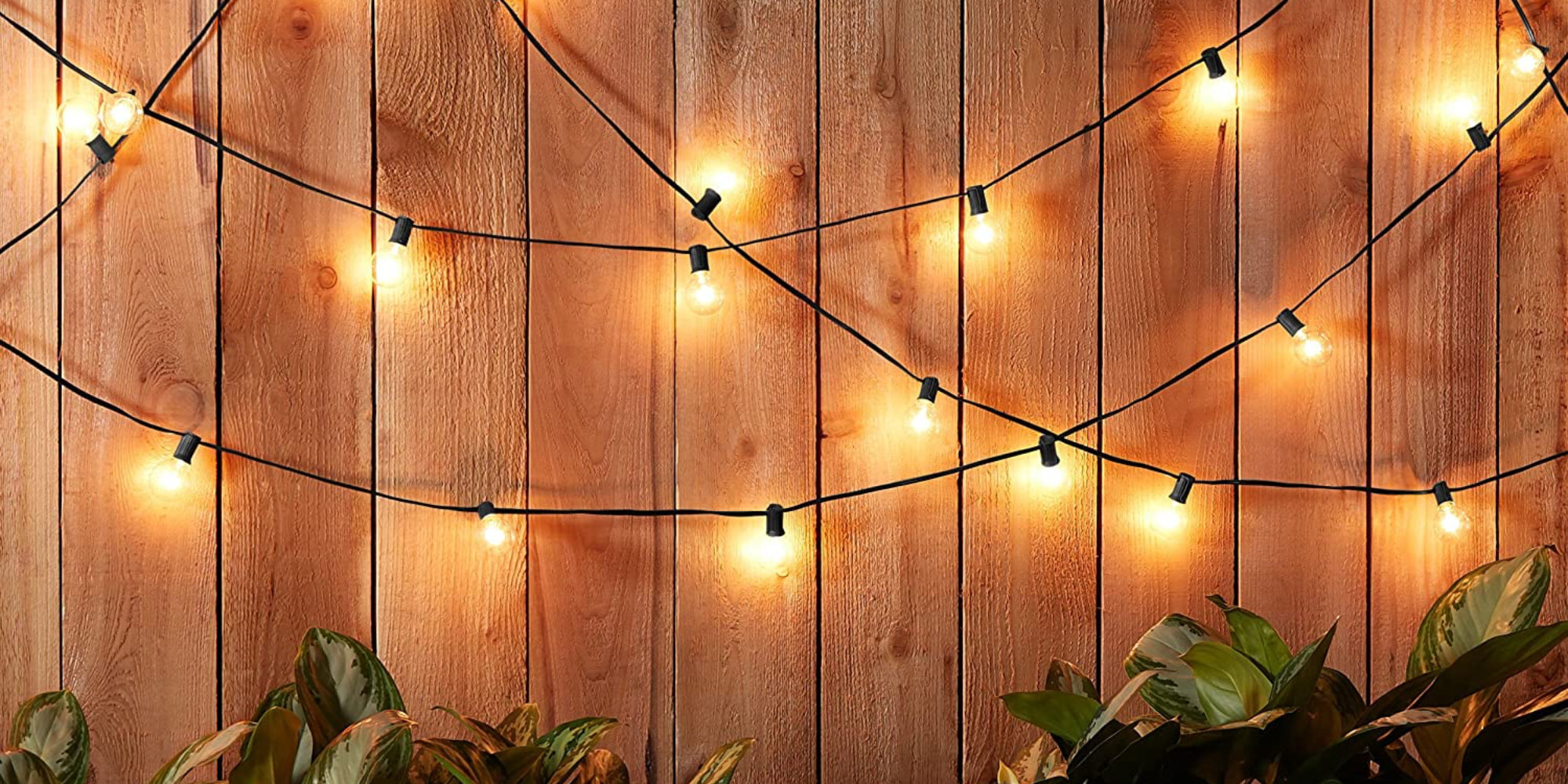 Illuminate your space with Amazon's 25-foot Patio String Lights at $16. ...