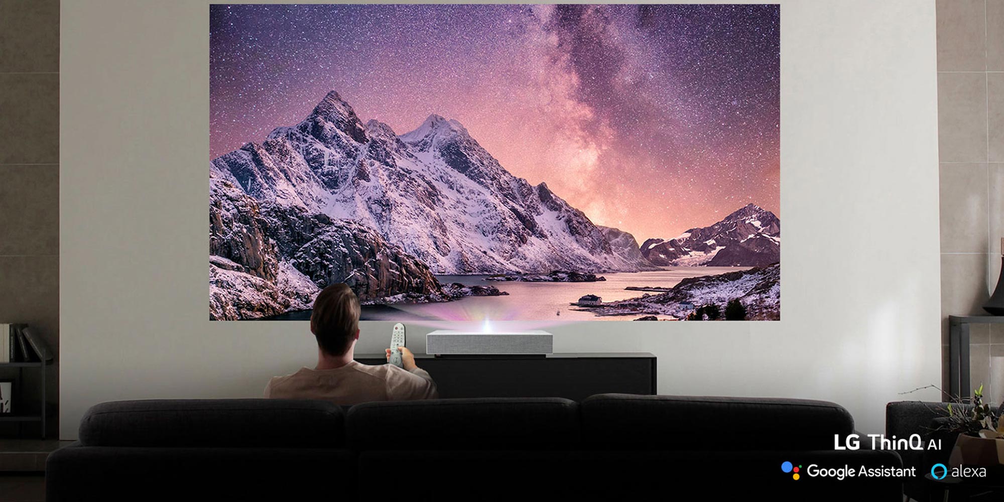 LG's 4K HDR projector offers a 120-inch screen from just 8-inches away ...