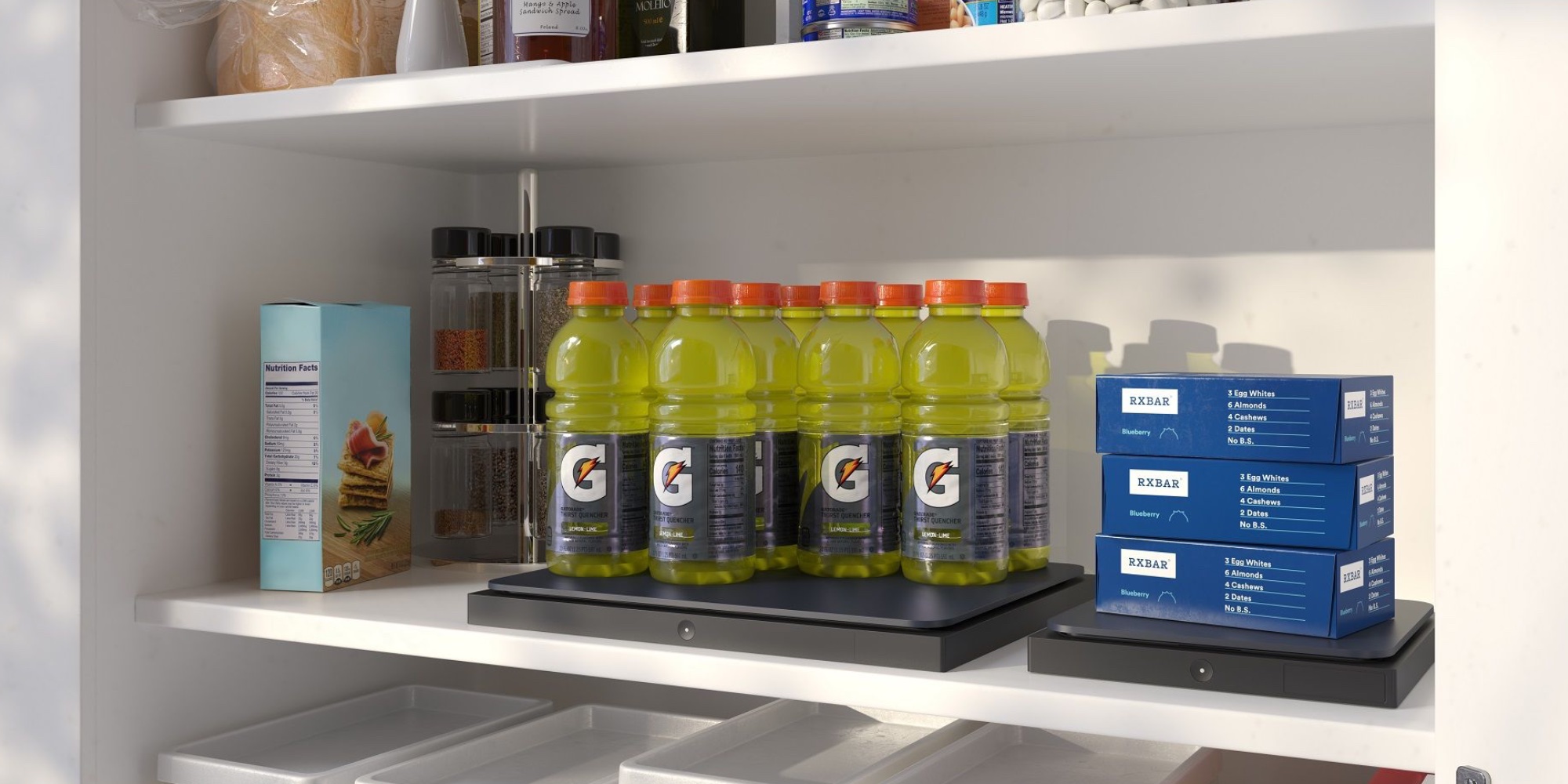 Amazon's Dash Smart Shelf reorders home goods when stock runs low at ...