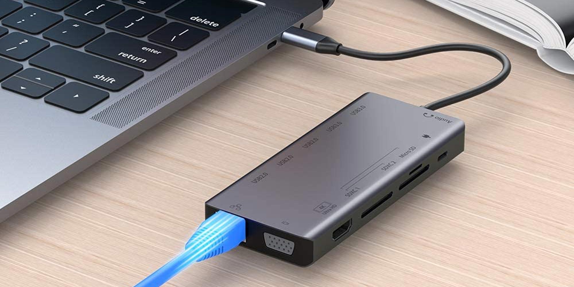 RAYROW's USB-C hub has dual SD, microSD, 4K HDMI, Ethernet, much more ...