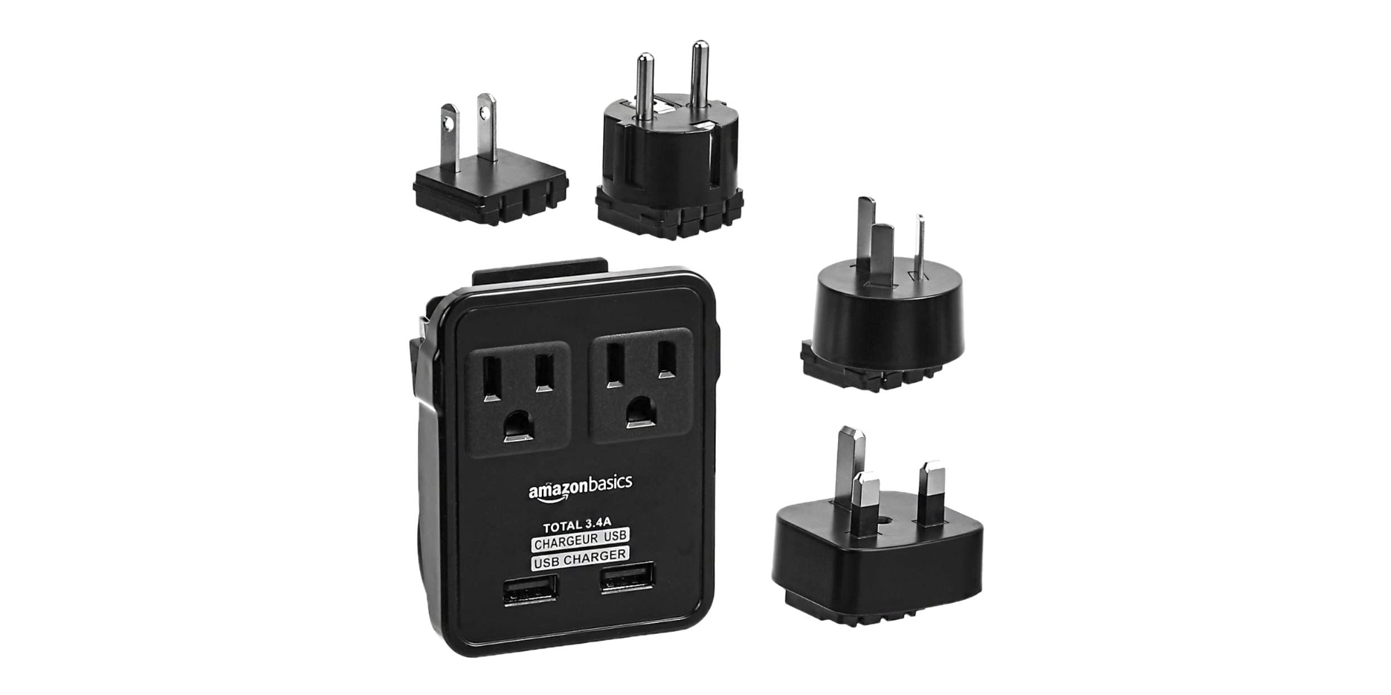 Amazon's in-house 2-Outlet Universal Travel Adapter Kit hits $12 Prime ...