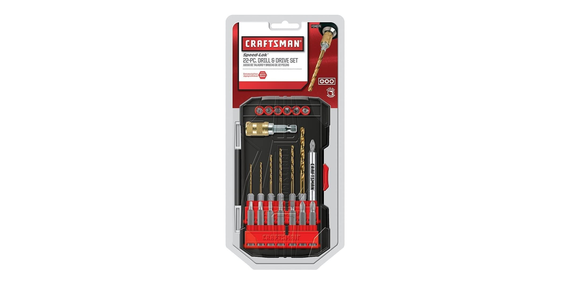 It only takes $5.50 to bag CRAFTSMAN's 22-piece Drill/Driver Bit Set ...