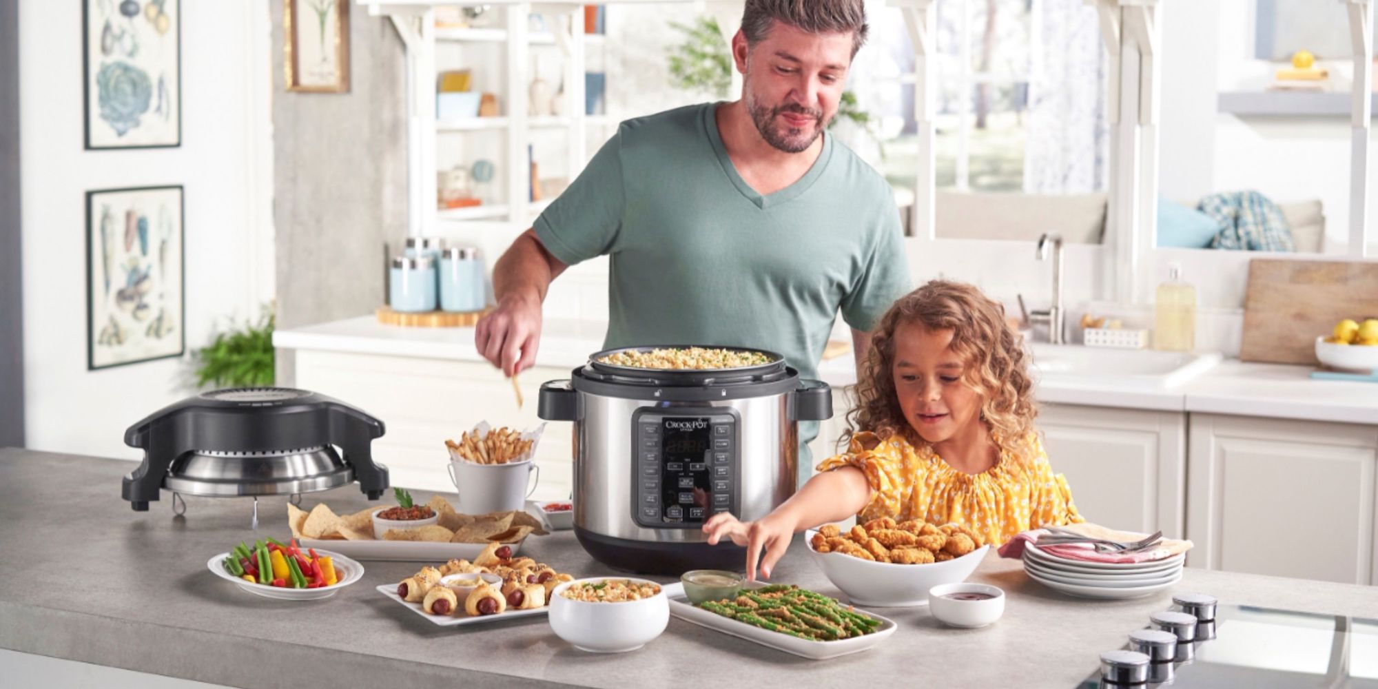 Crock-Pot's Express Crisp Multi-Cooker + bonus air fry lid now $80 (Reg ...