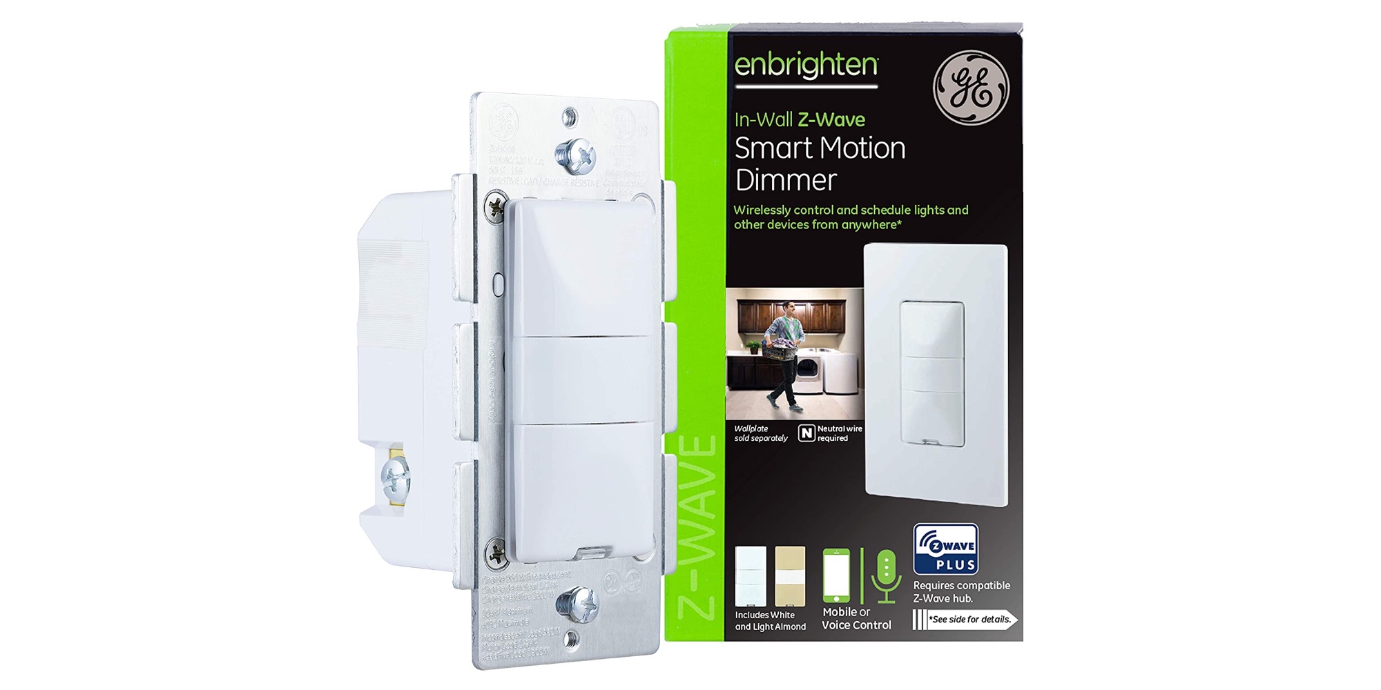 GE's Z-Wave Smart Motion Dimmer Switch falls to $50.50 (Save 22%), more ...