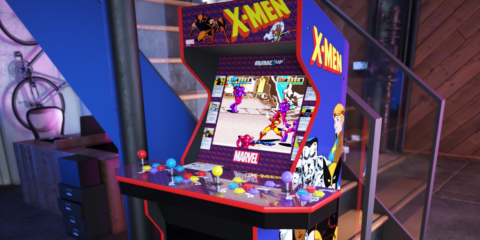 Arcade1Up's 4-player X-Men cabinet with stool and riser down at $400 (Reg. $750), plus more