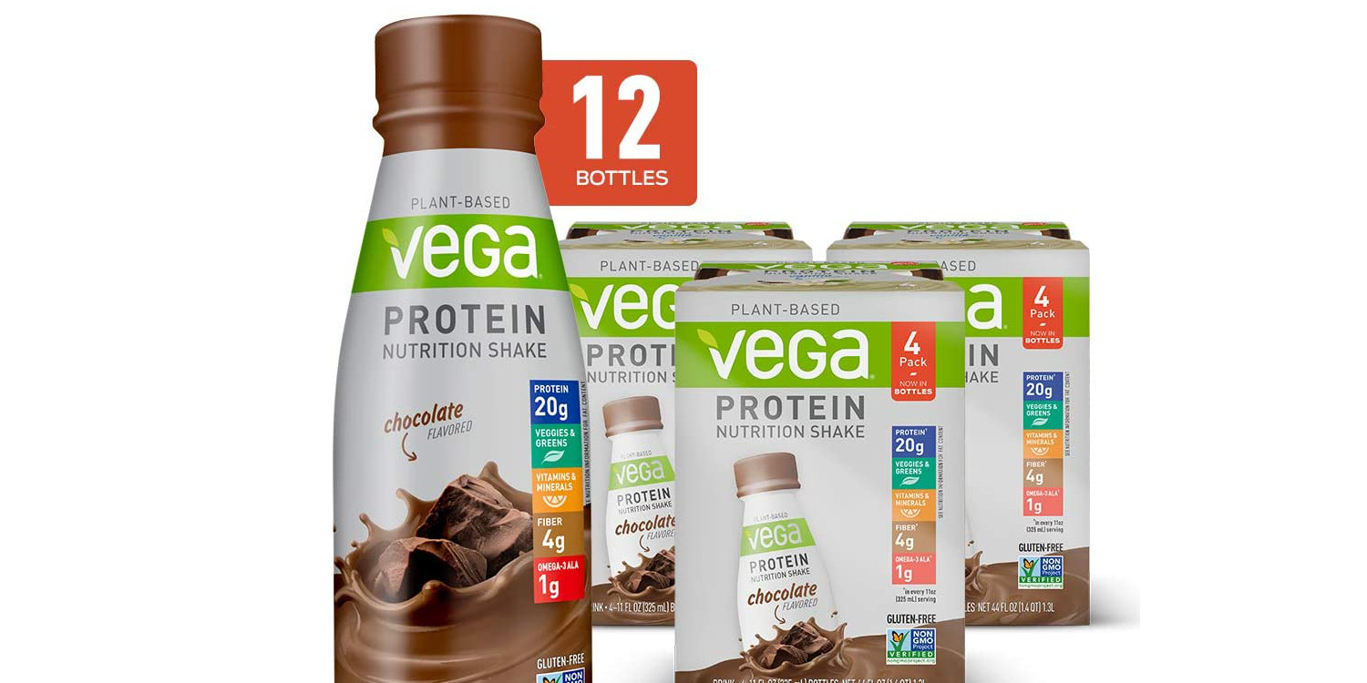 Vega’s 12-pack Plant-Based Chocolate Protein Shakes now just $12.50 ...