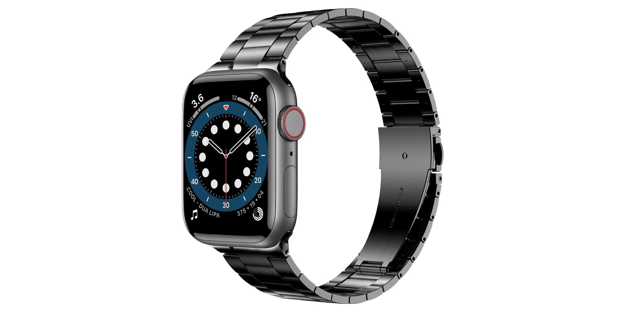 Stylize your Apple Watch with this stainless steel link band at $14 ...