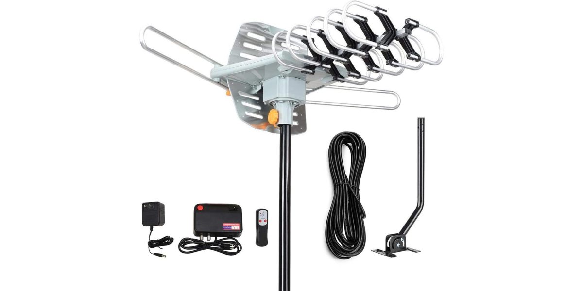 This outdoor OTA antenna supports two TVs, 4K, and reaches 150-miles at ...