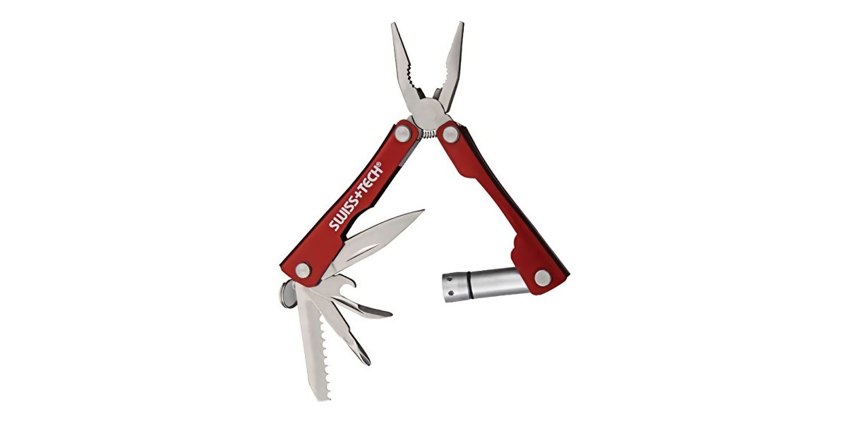 Swiss+Tech's 8-in-1 Mini Multitool even has an LED flashlight: $9.50 ...