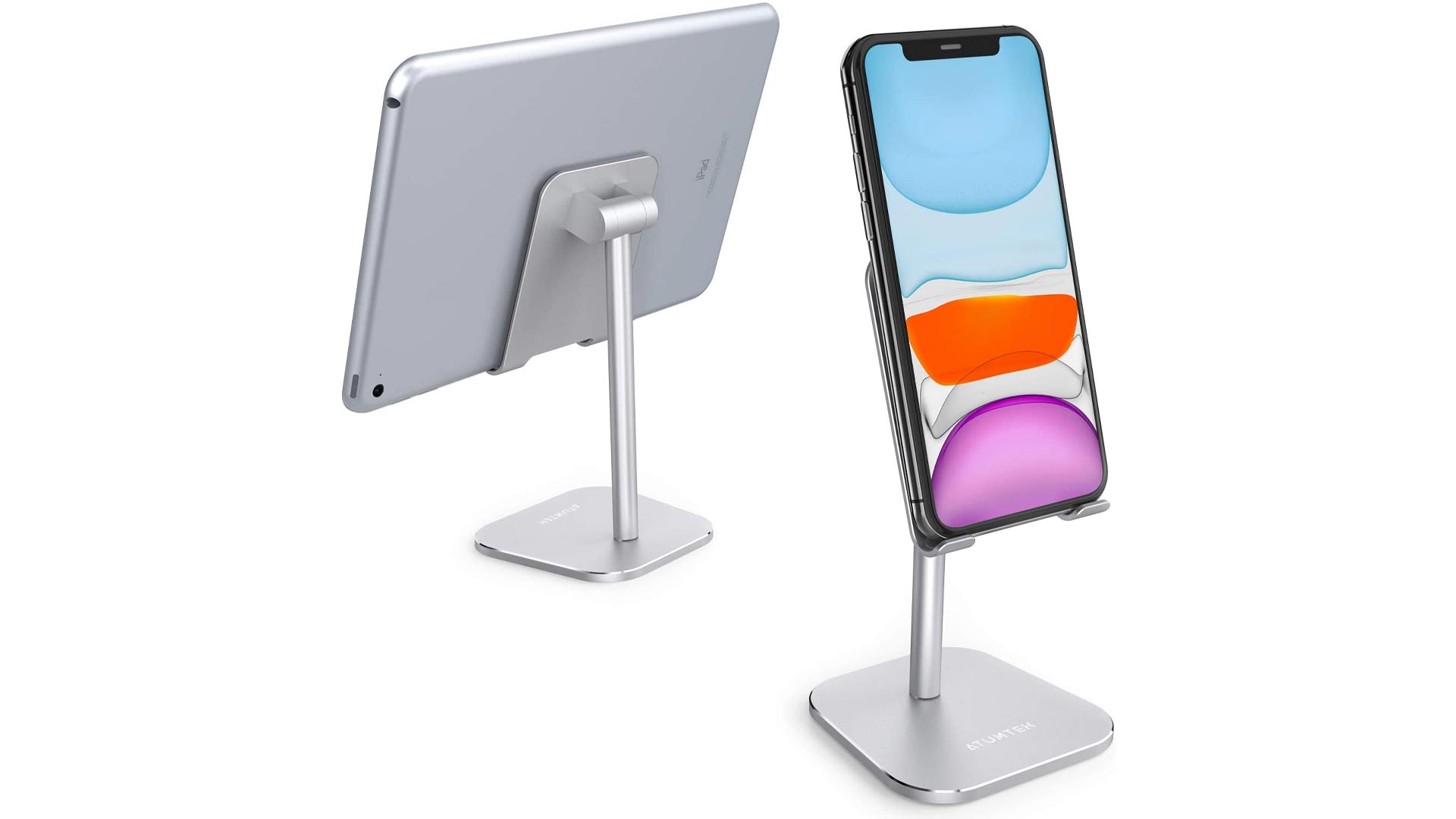 This adjustable smartphone stand helps with FaceTime, YouTube, and more ...