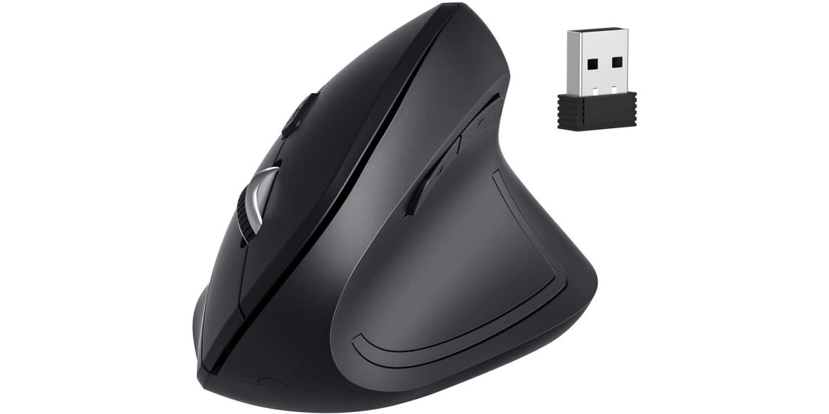 Upgrade your desk with a wireless ergonomic mouse at under $9 on Amazon