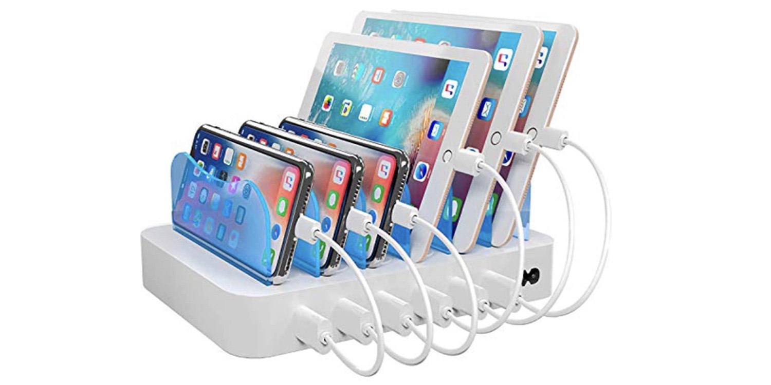 Organize! Charging station for 6 USB devices incl. iOS cables for $24 ...