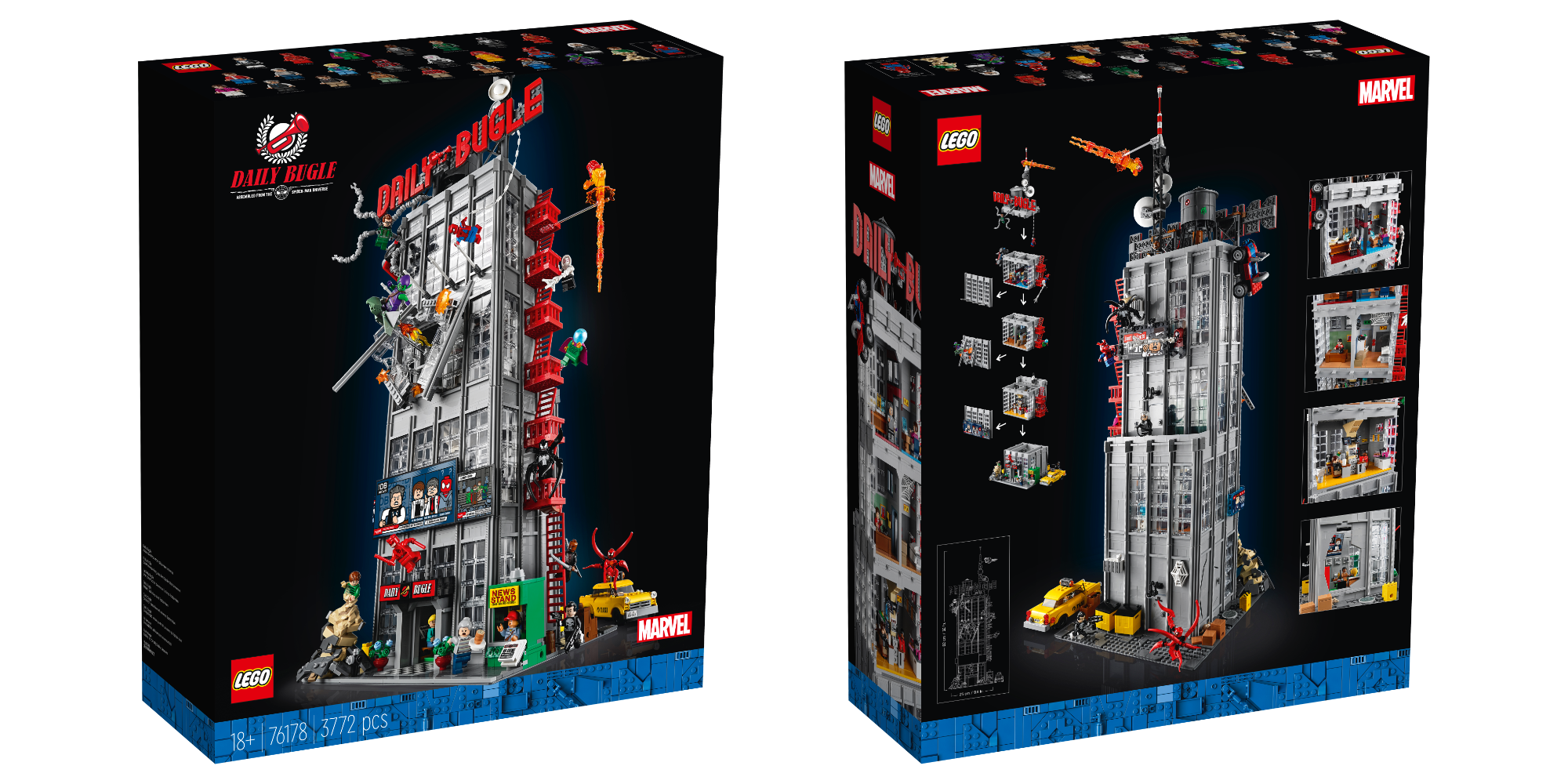 LEGO Daily Bugle stands 32 inches tall and includes 25 minifigs - 9to5Toys