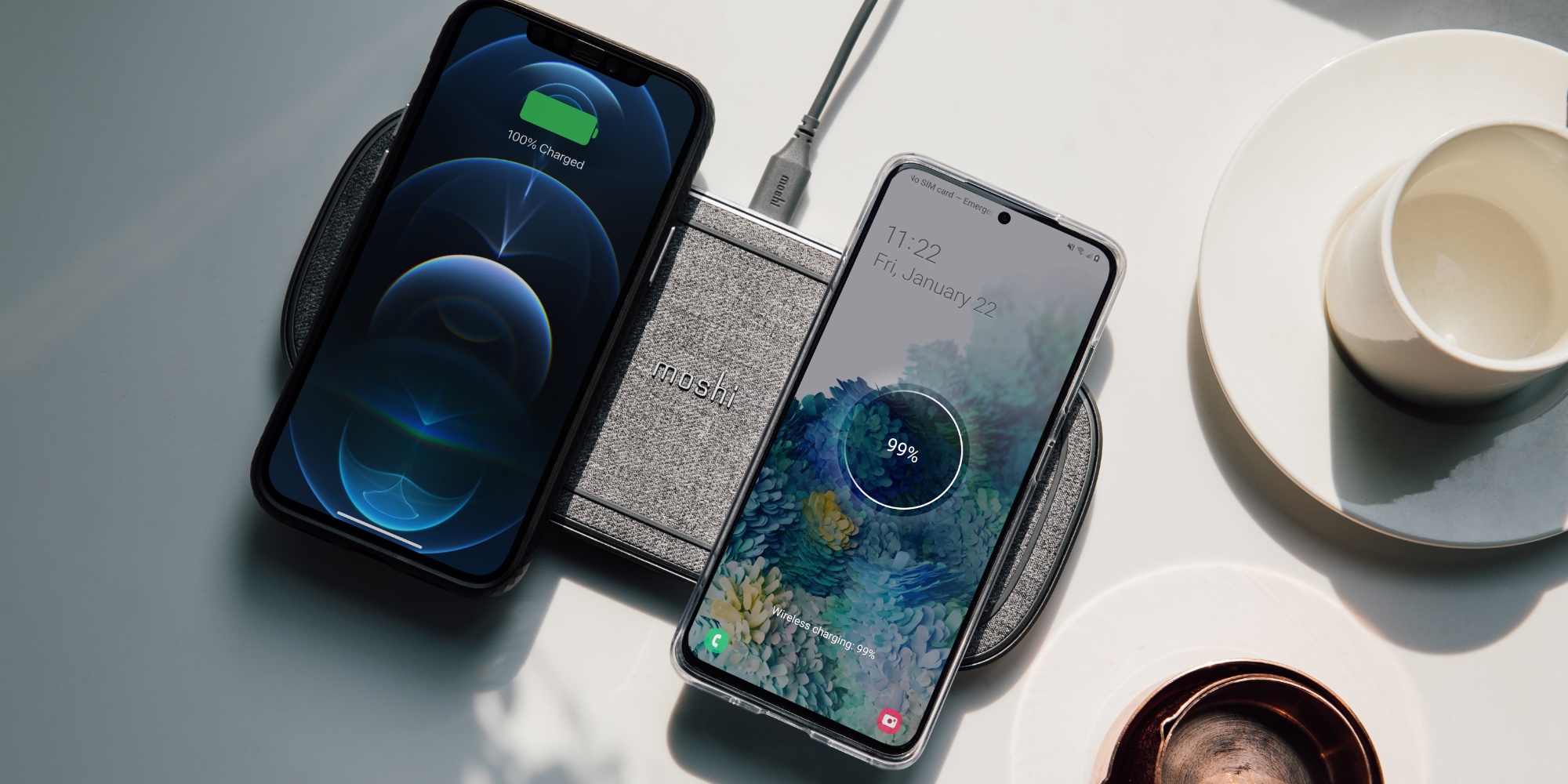 Moshi Sette Q with dual 15W Qi pads arrives with Flekto add-on - 9to5Toys