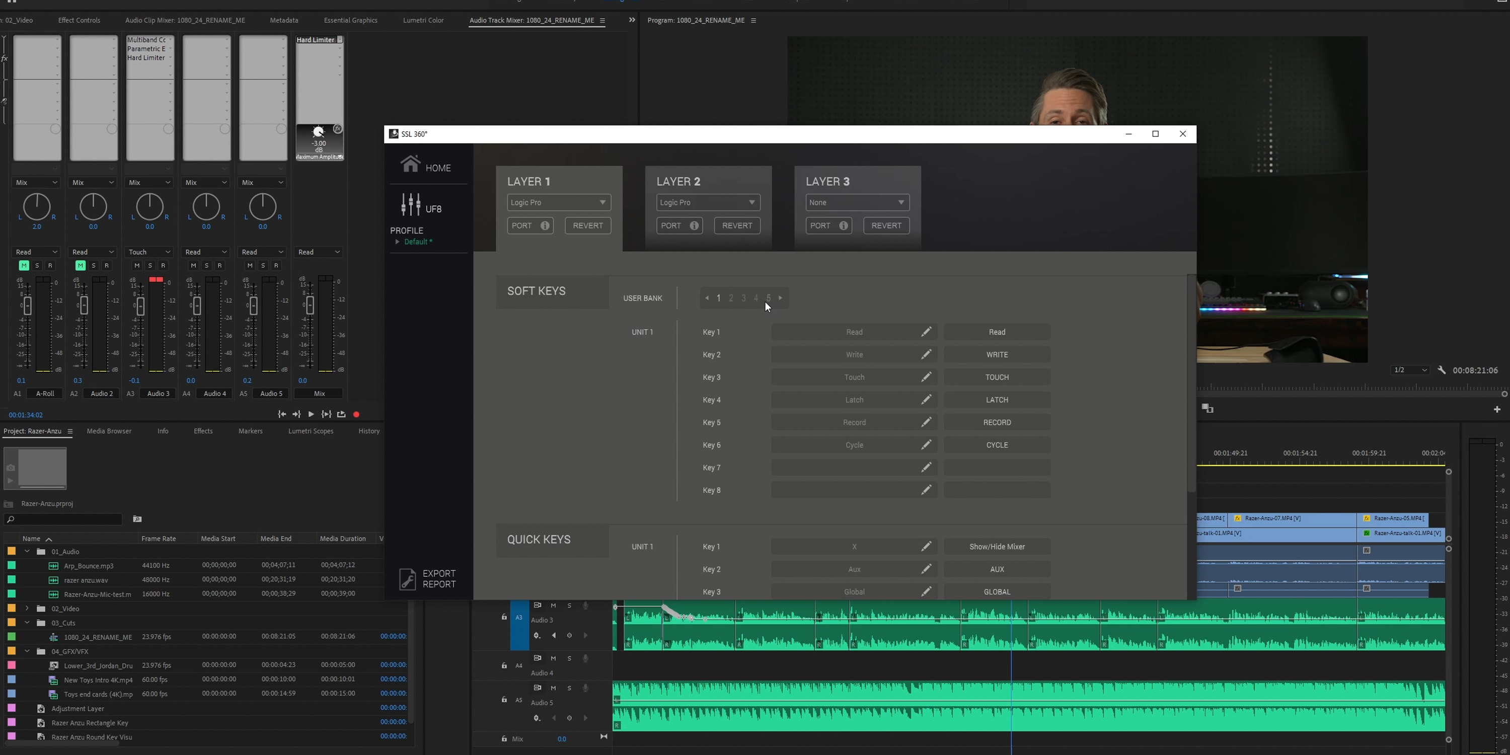 Hands-on: The SSL UF8 is overkill for my Premiere Pro audio workflow