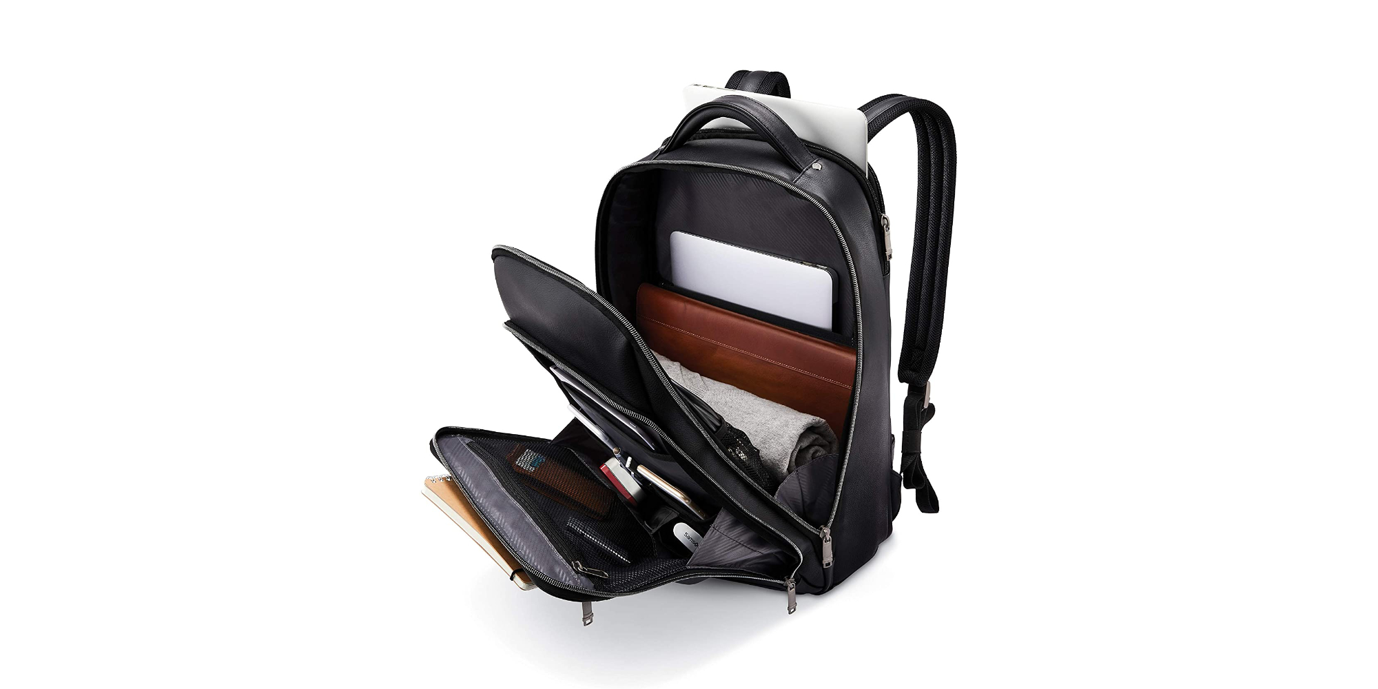 Samsonite's leather backpack is $40 off along with Carhartt, Pacsafe ...