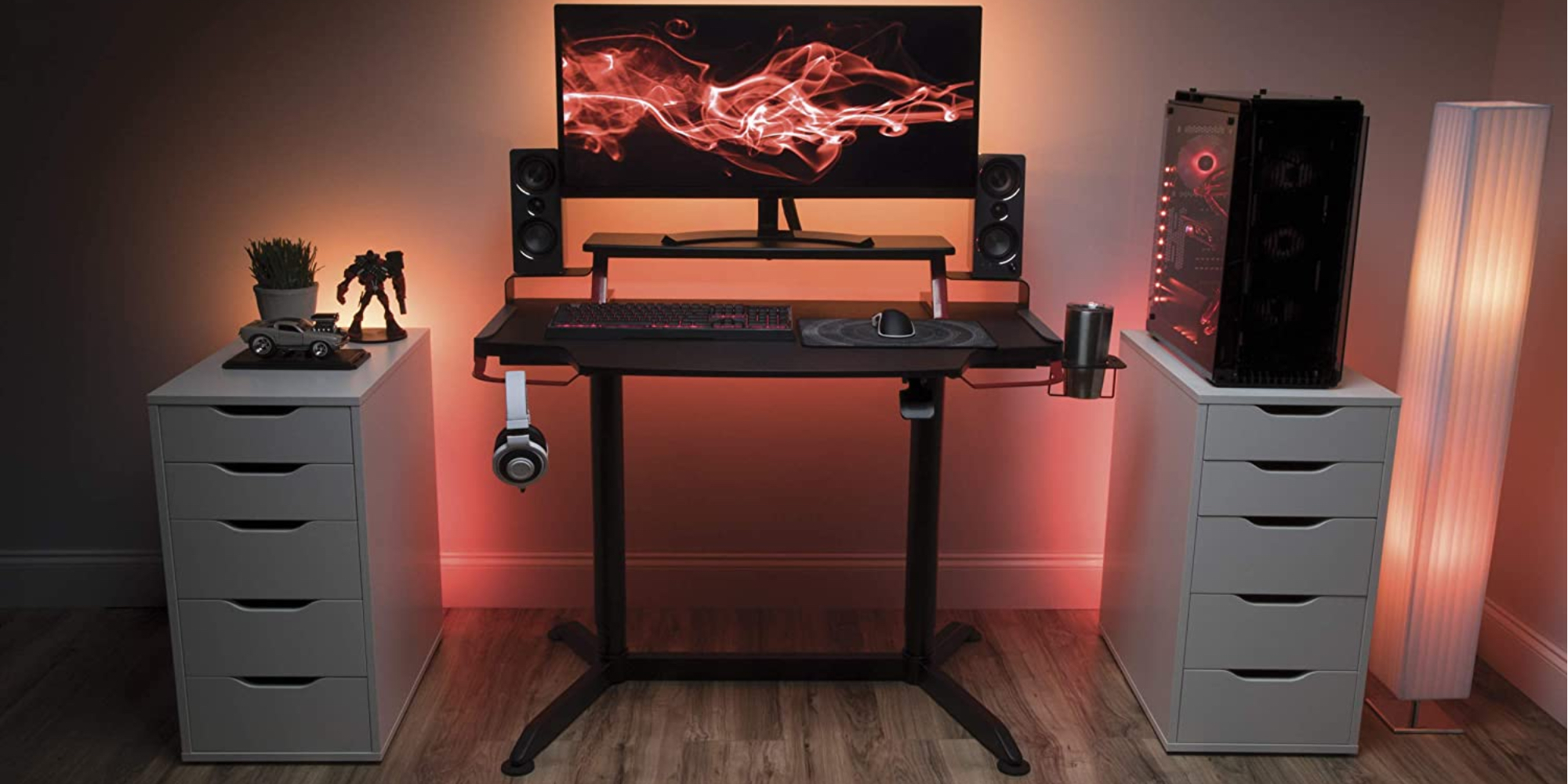 RESPAWN's Standing Desk is designed for ergonomic gaming at a low of ...