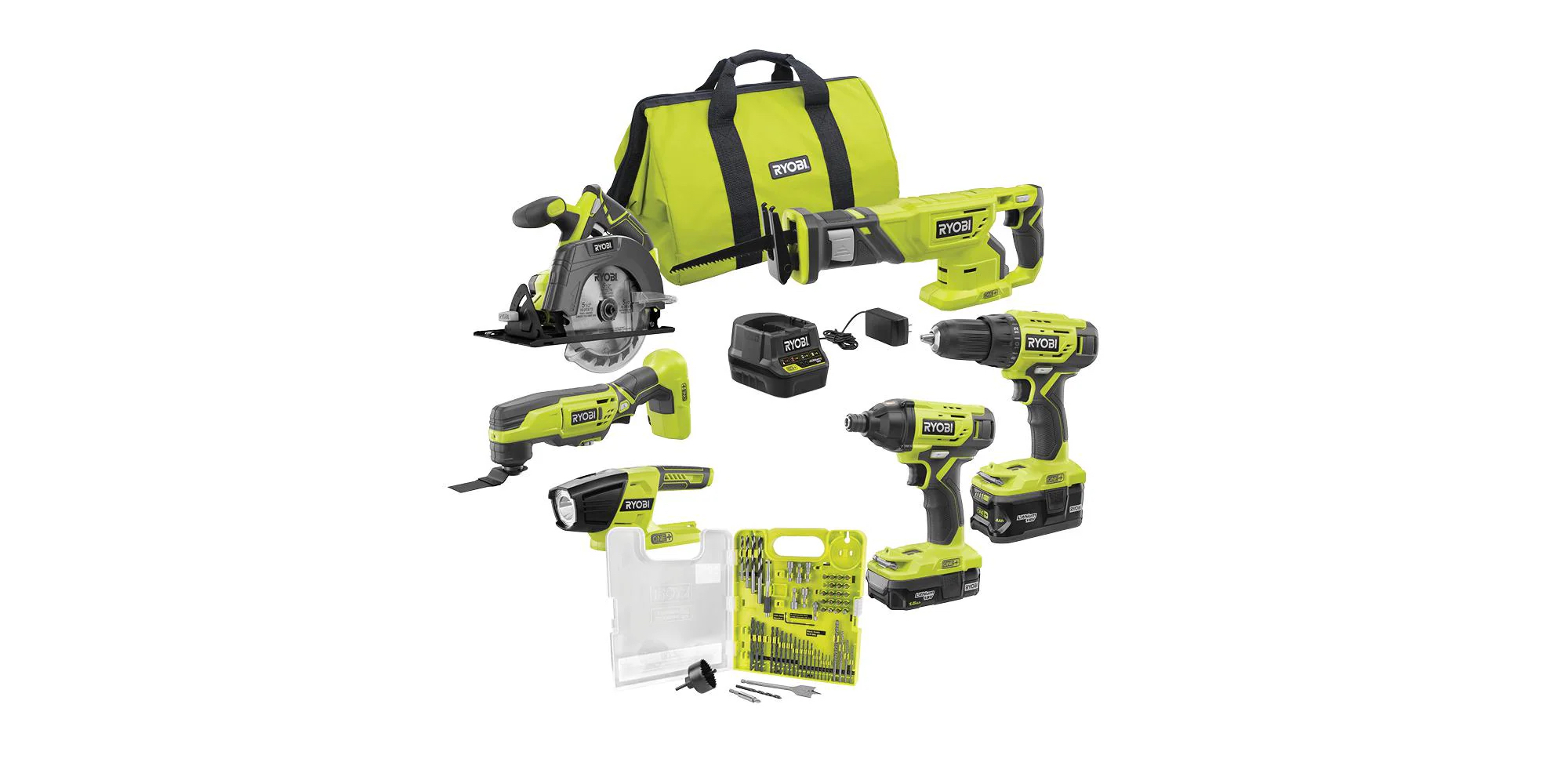 RYOBI's 6-tool combo kit gets you started on DIY projects for $100 off ...