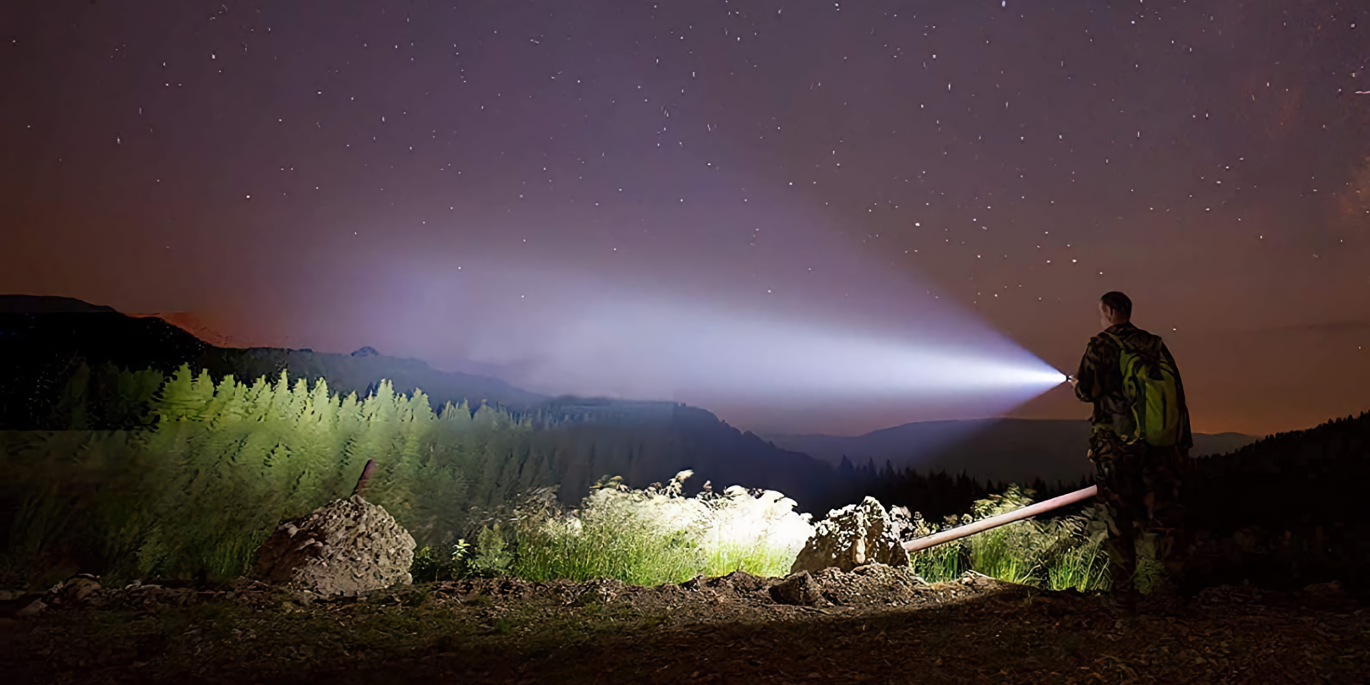 Illuminate a 492-foot path with these tactical flashlights, two for $10 ...