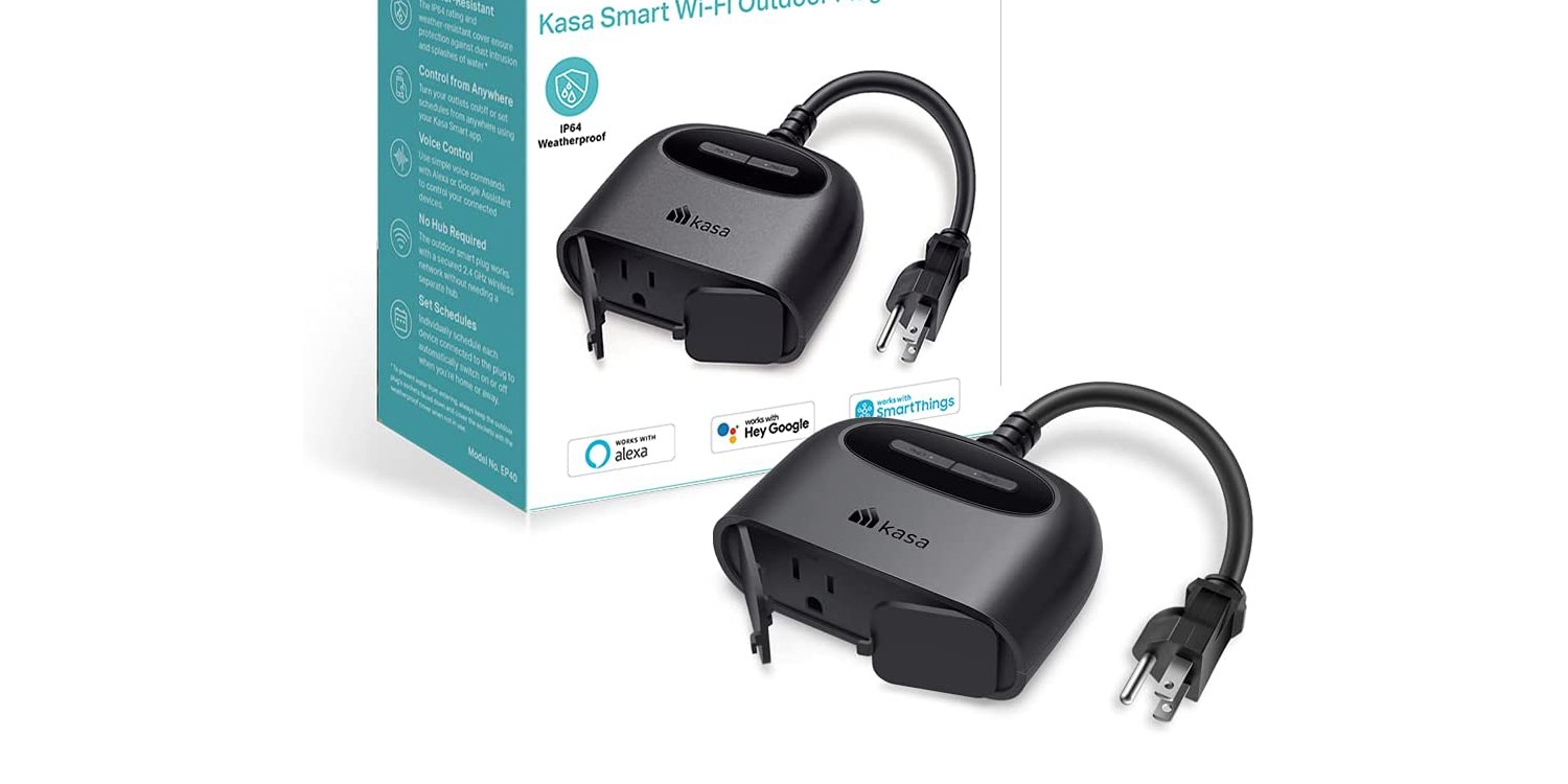 Latest model Kasa Dual Outdoor Smart Plug hits Amazon low at $20 Prime ...