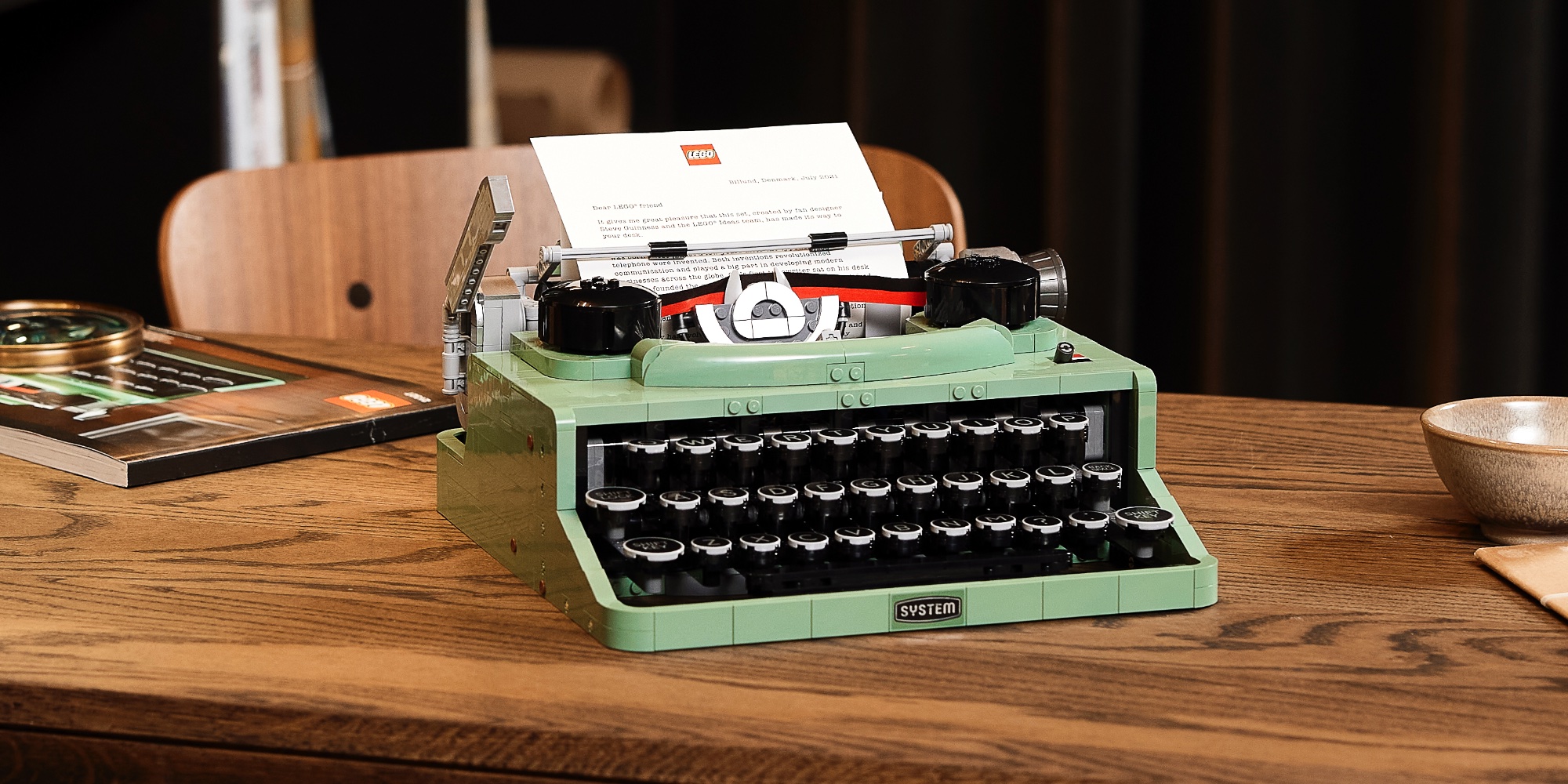 LEGO Ideas Typewriter delivers 2,079 pieces + working design - 9to5Toys
