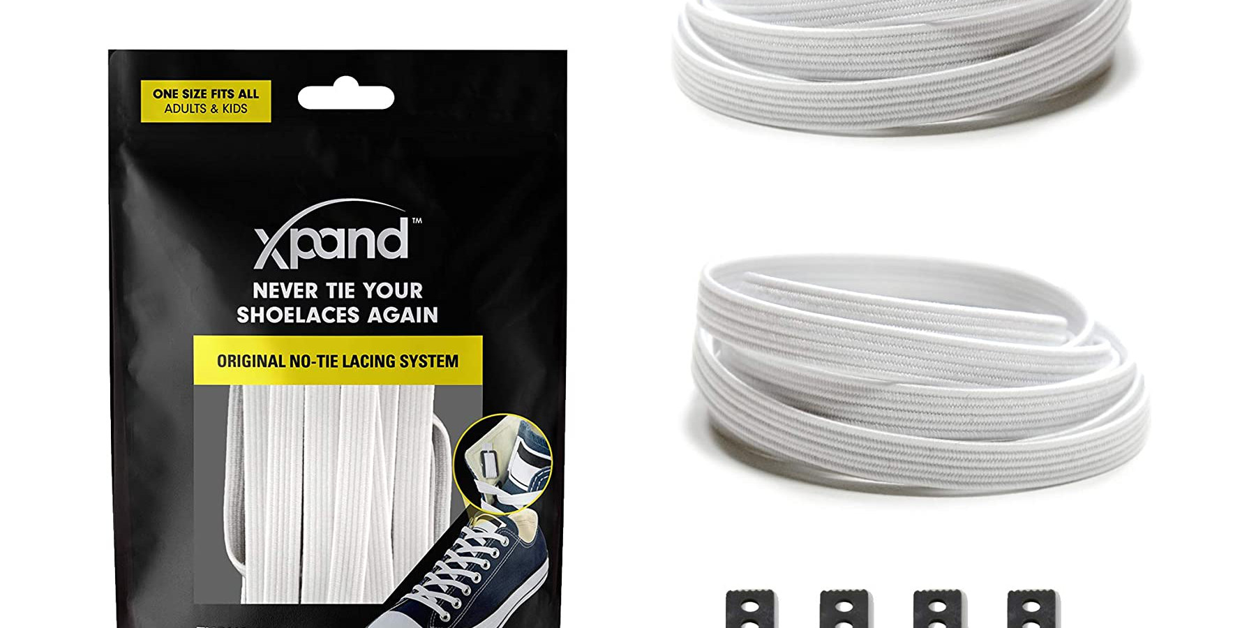 Never struggle with laces again, Xpand no-tie systems now from $6 via ...