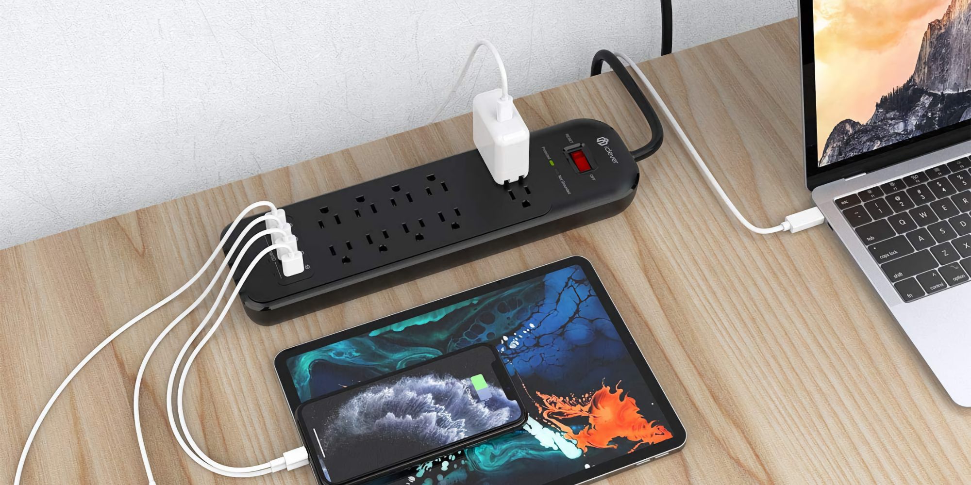 iClever's surge protector turns one plug into 10 outlets and four USB ...