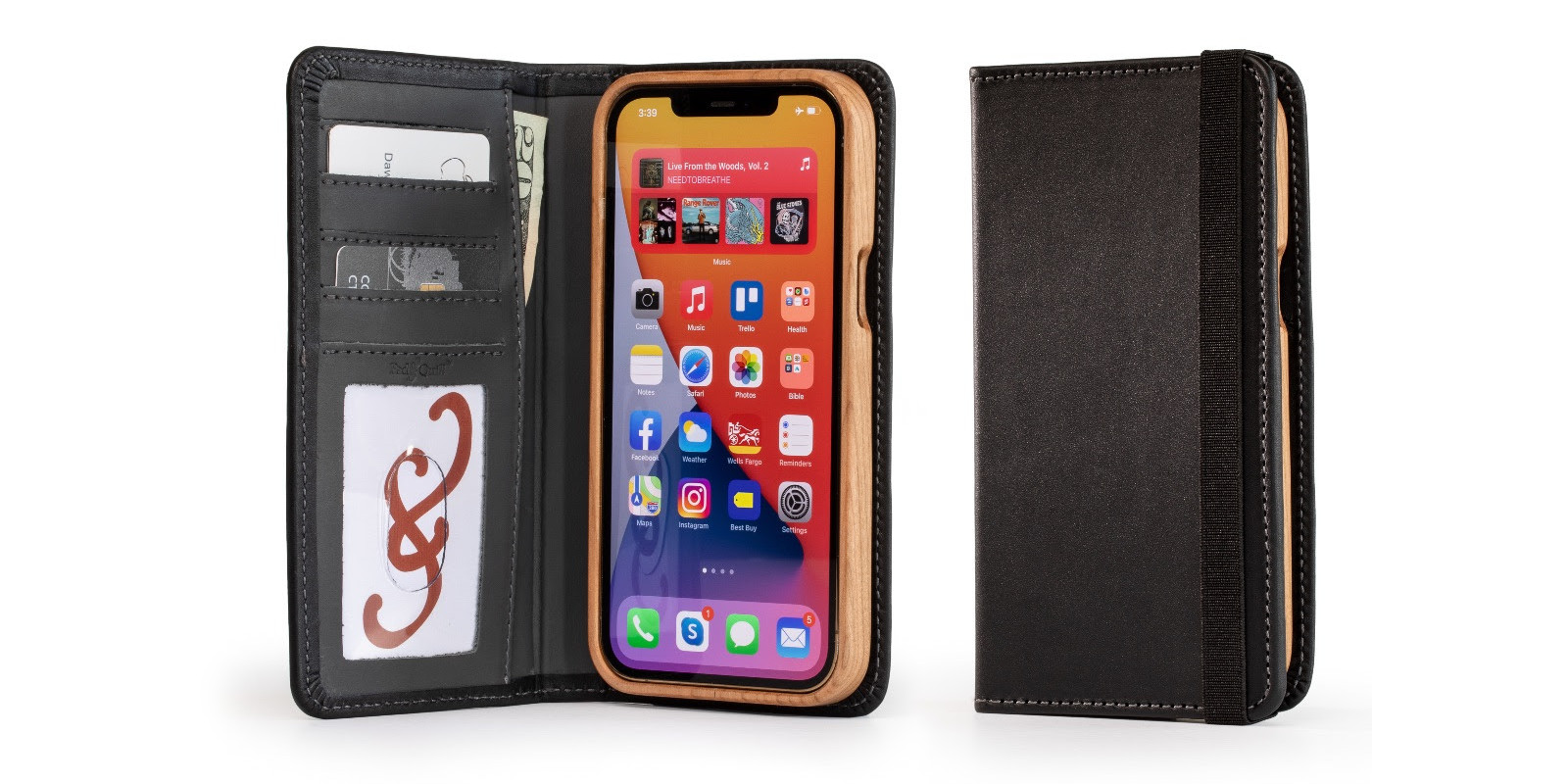 Pad & Quill's new magnetic iPhone 12 wood/leather wallet case - 9to5Toys