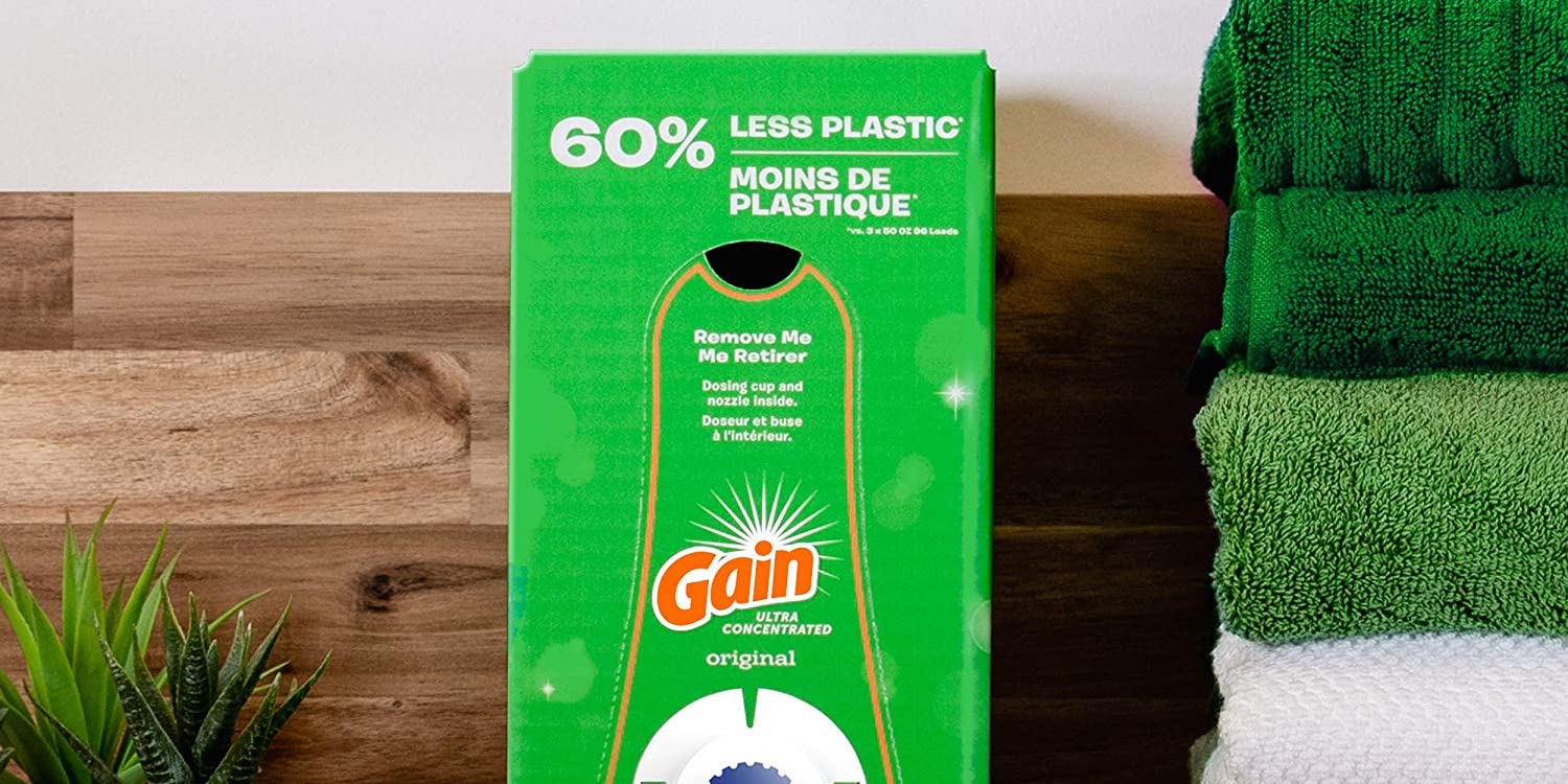 Gain's 96-load Laundry Detergent Eco-Box just dropped to $9 Prime ...