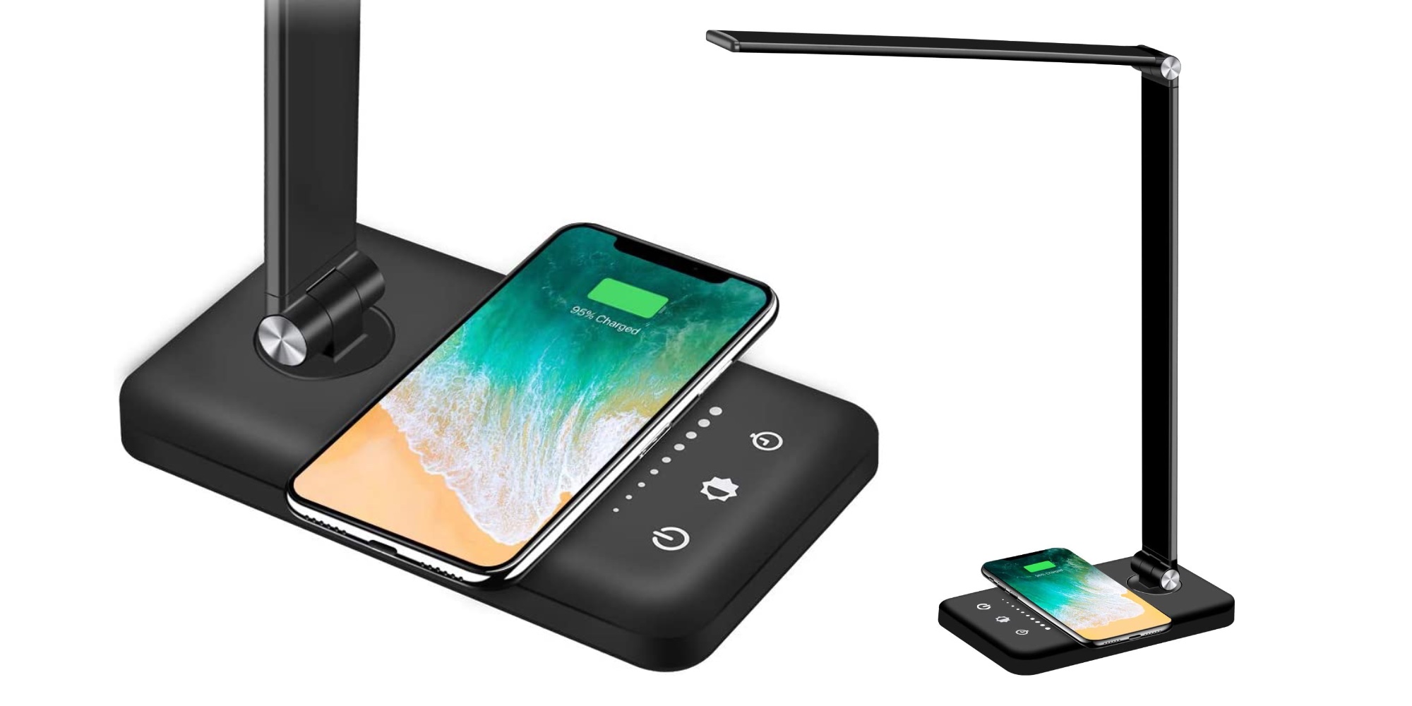 Smartphone Accessories: LED Desk Lamp with Qi Charging Pad $15 (Save 47 ...