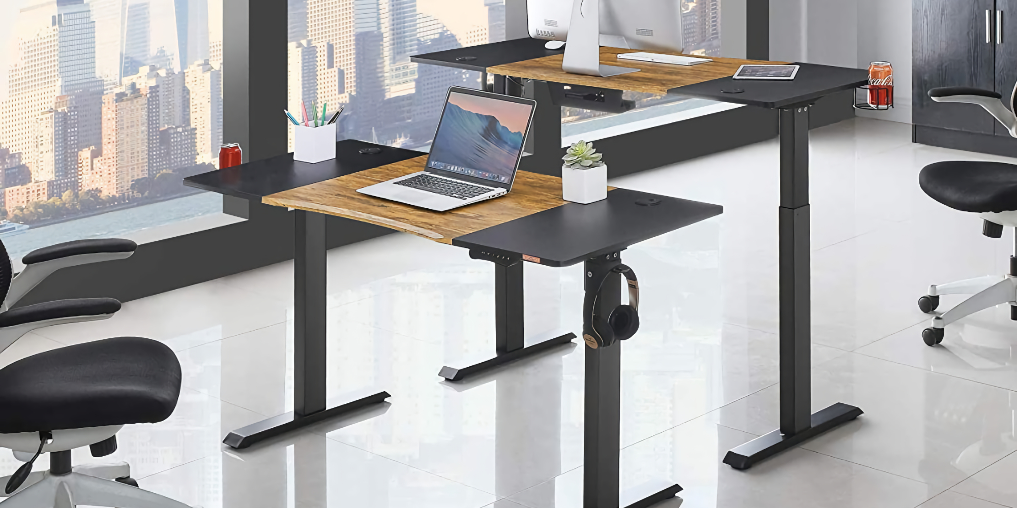 This sleek electric standing desk just fell to a new low of $190 ...