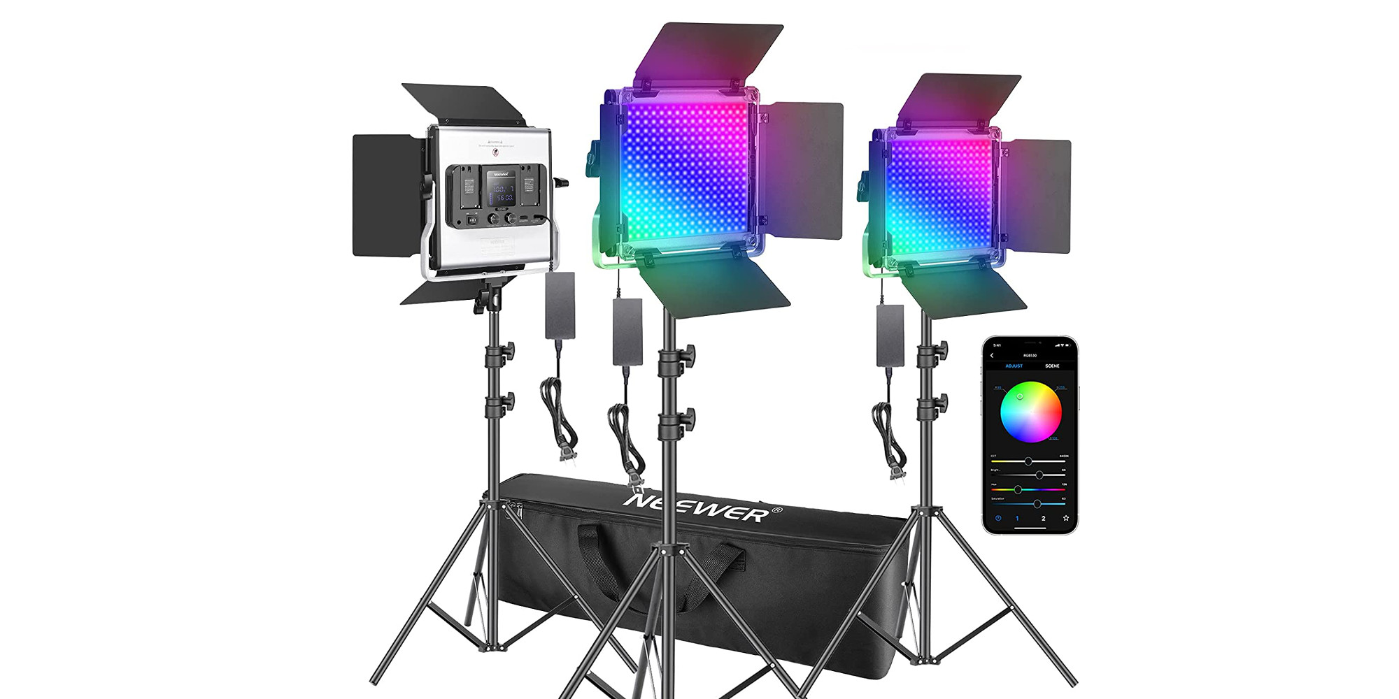 Content creation studio Gold Box from $7.50: Smart lighting rigs, green ...
