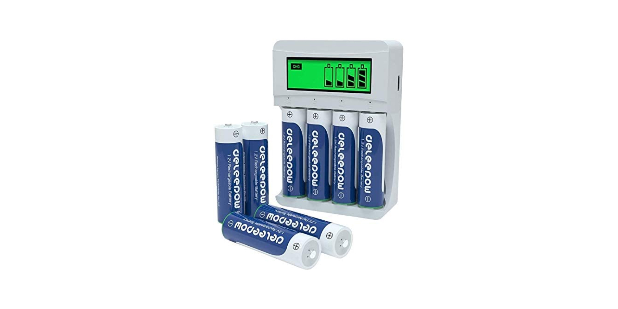 Kick single-use batteries to the curb: 8-pack AA rechargeable + charger ...