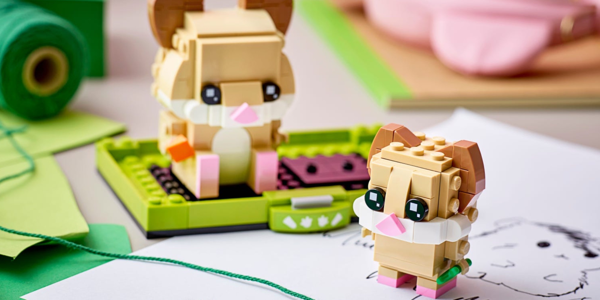 LEGO BrickHeadz hamsters launch alongside new Tabby cats - 9to5Toys