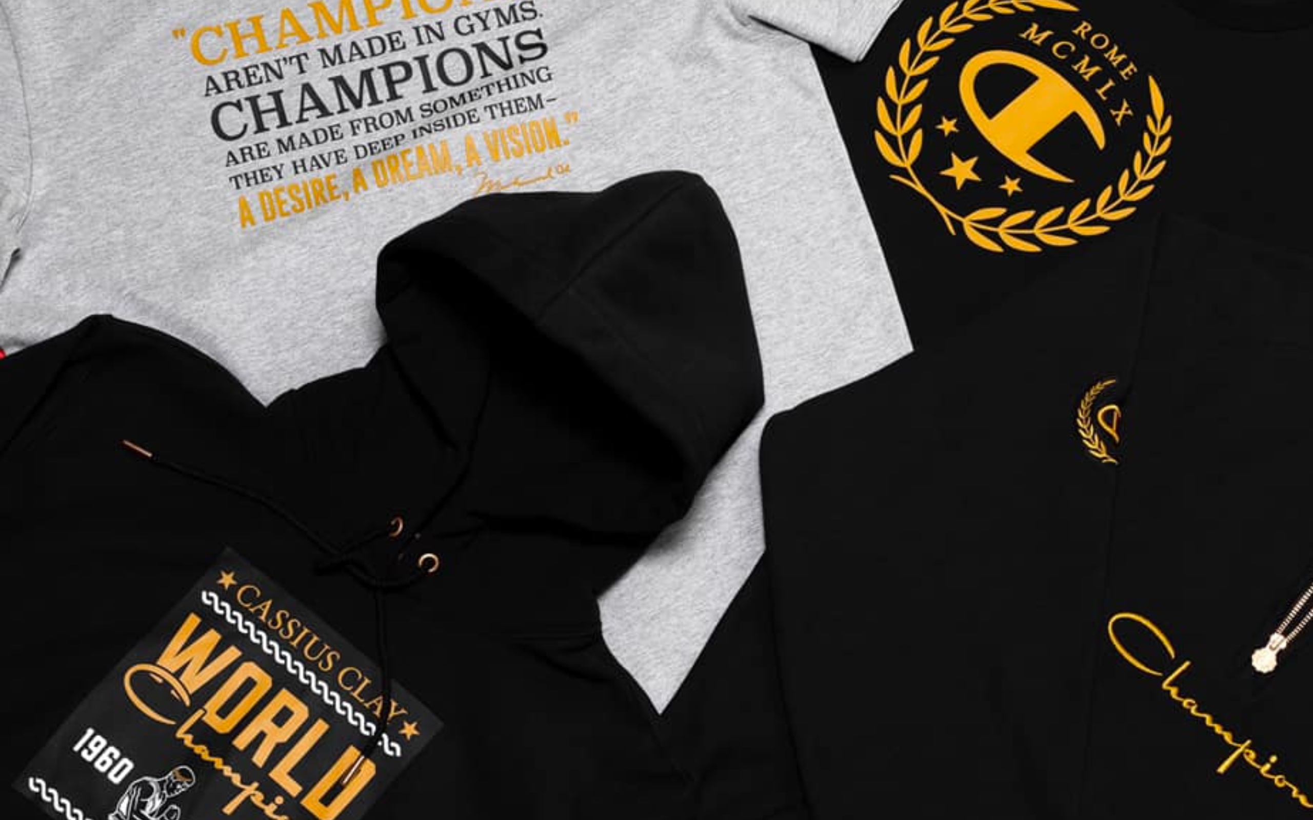 Champion x Muhammad Ali Collection pays tribute to the 1960 v - 9to5Toys