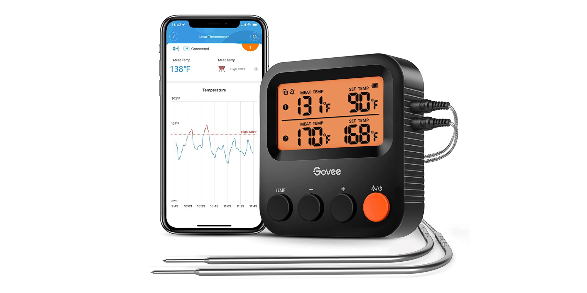Govee's Smart Dual-Probe Meat Thermometer is 50% off, now $13 Prime ...