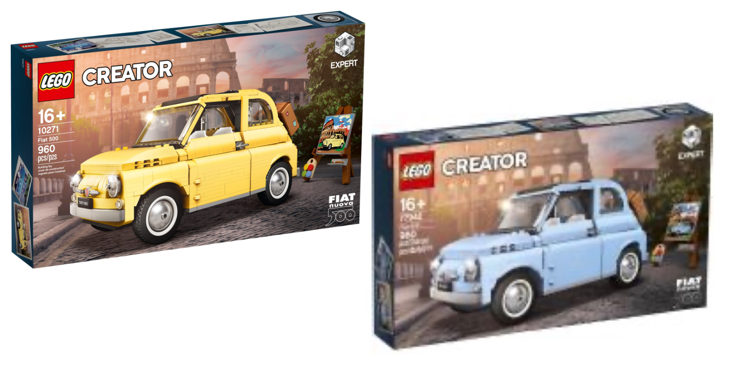 LEGO Fiat 500 is getting released in a new color scheme - 9to5Toys