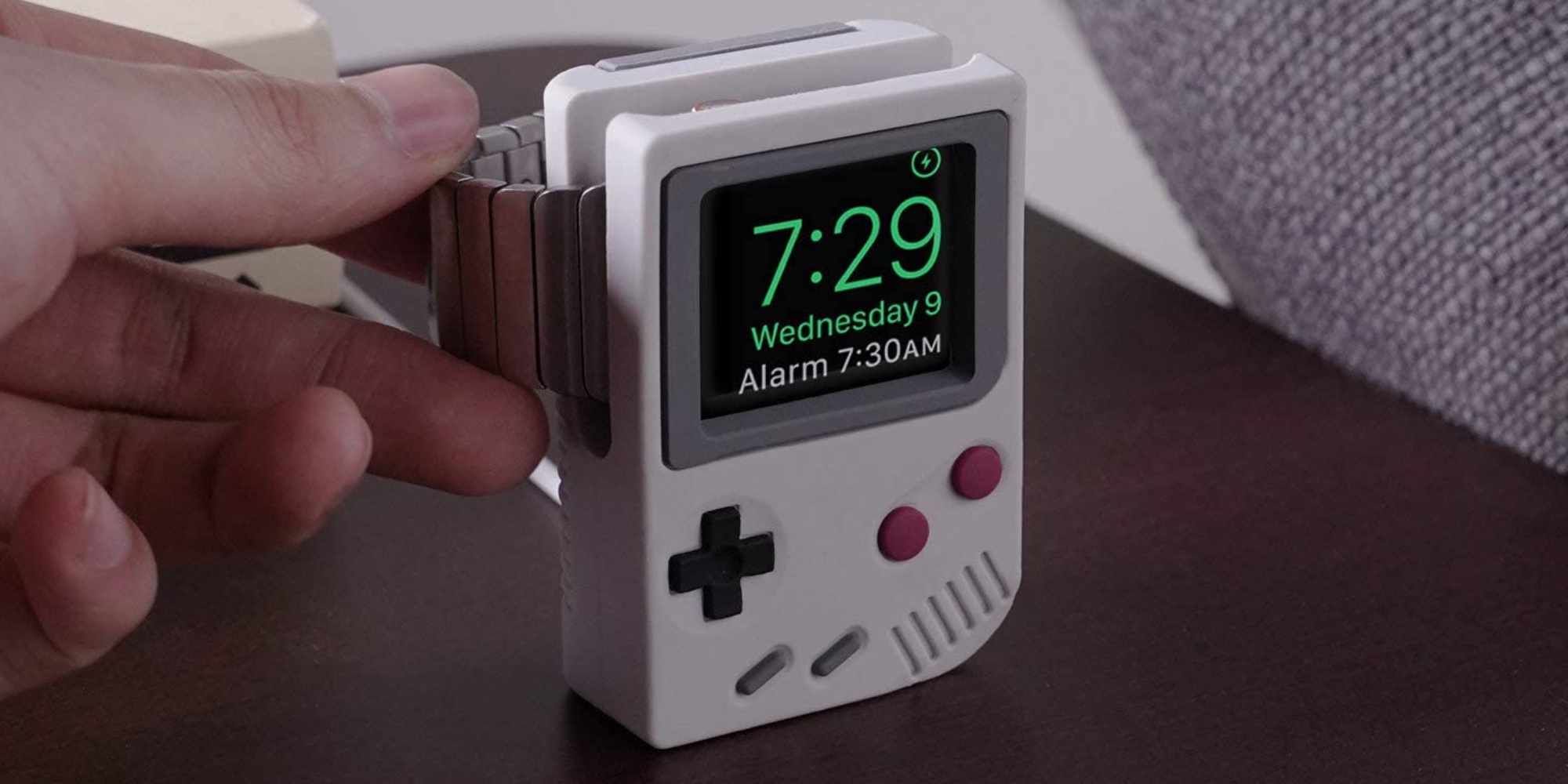 elago's Nintendo Game Boy-themed Apple Watch stand is down to $13.50