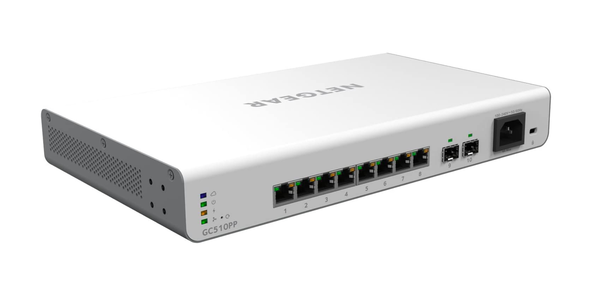 NETGEAR's 10-port Gigabit network switch features PoE+ and cloud ...