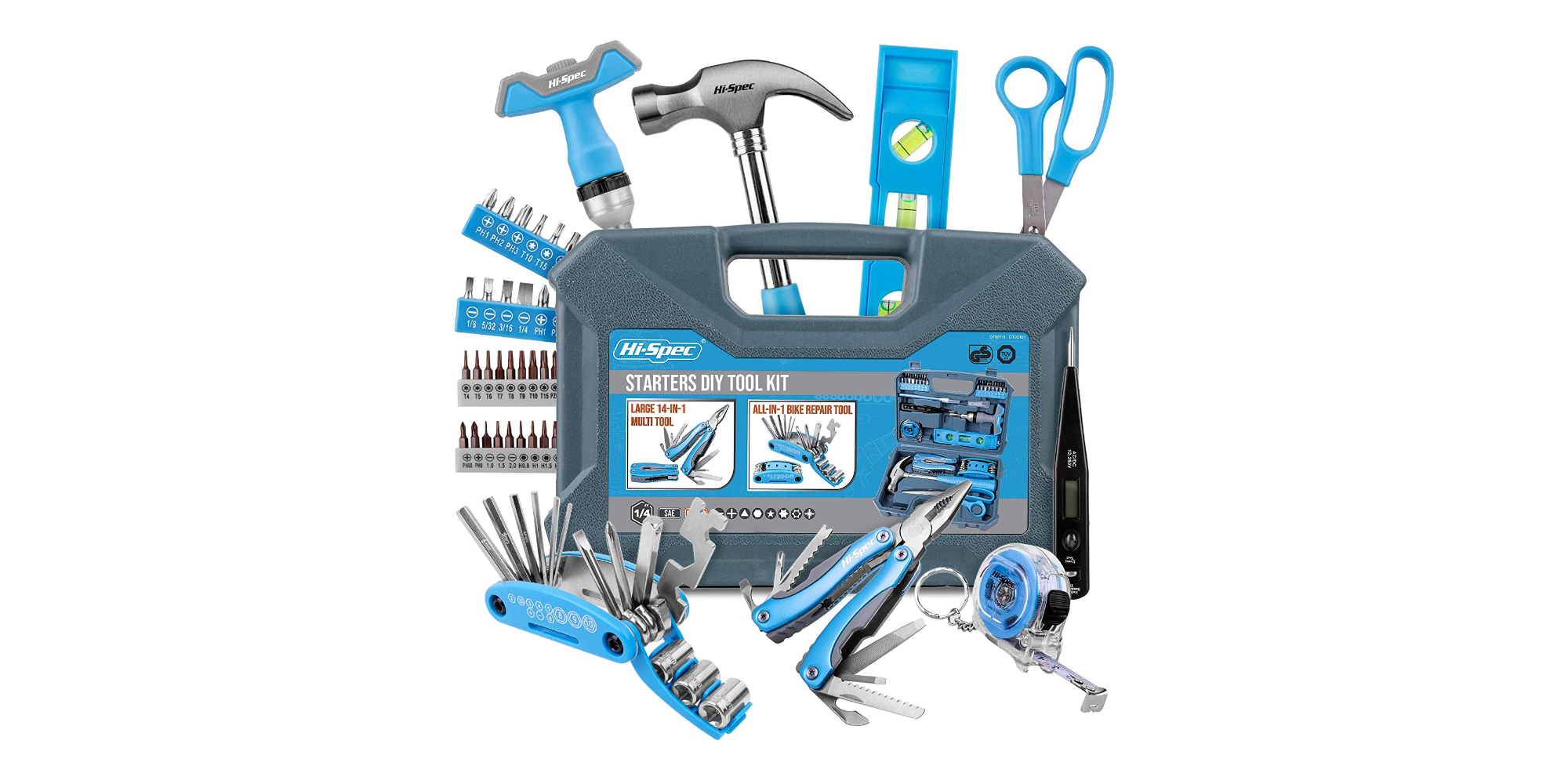 This 48-piece DIY kit bundles a 14-in-1 multi-tool, 15-in-1 bike tool ...