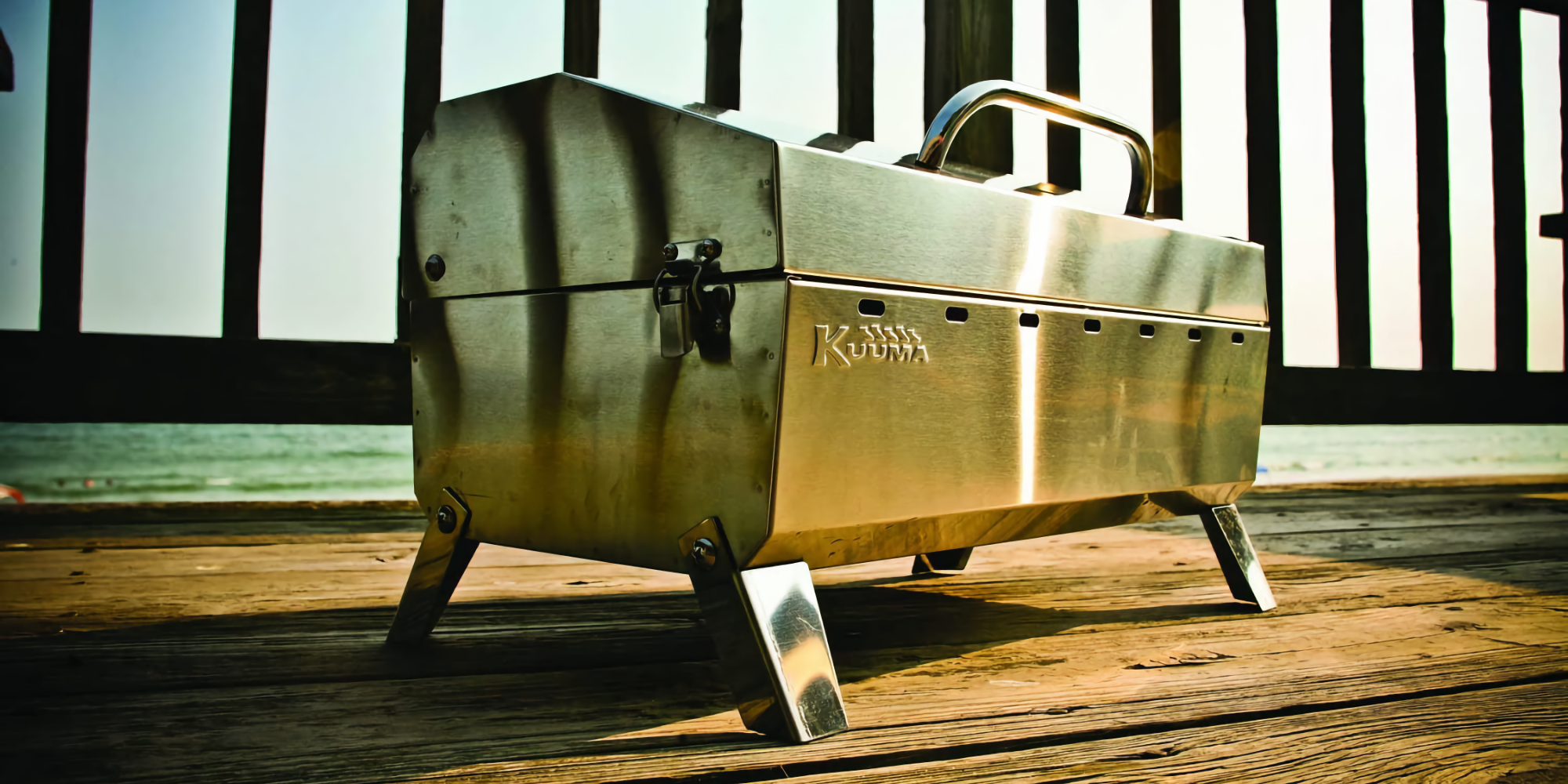 Kuuma's marine-grade stainless steel charcoal grill plunges to $80 ...