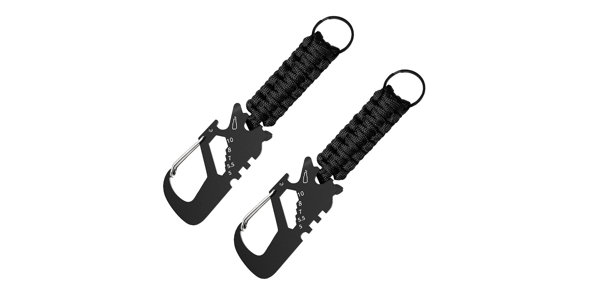Score two of MoKo's Paracord Keychain Multi-Tools at just $3 each (33% off)