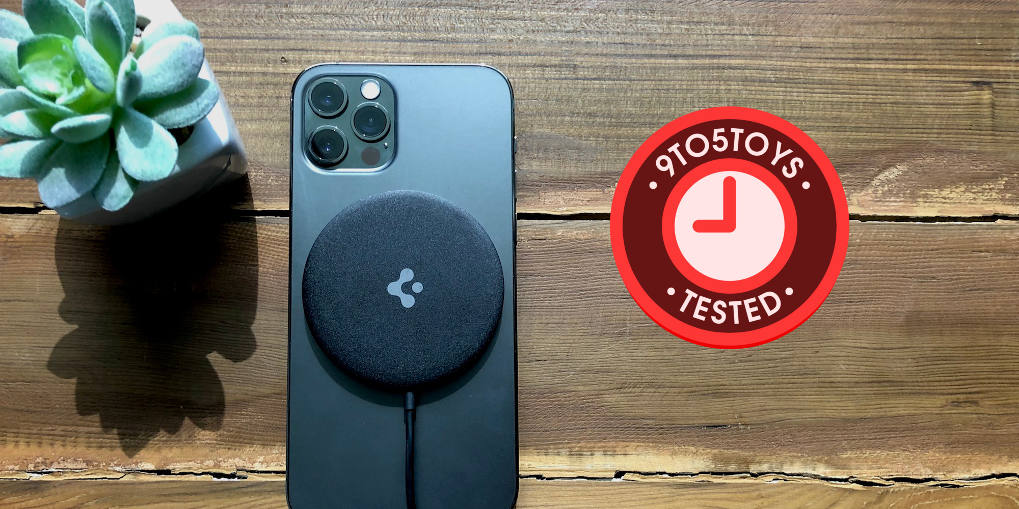 Score a rare deal on Spigen’s black puck-style MagSafe charger at $21 ...