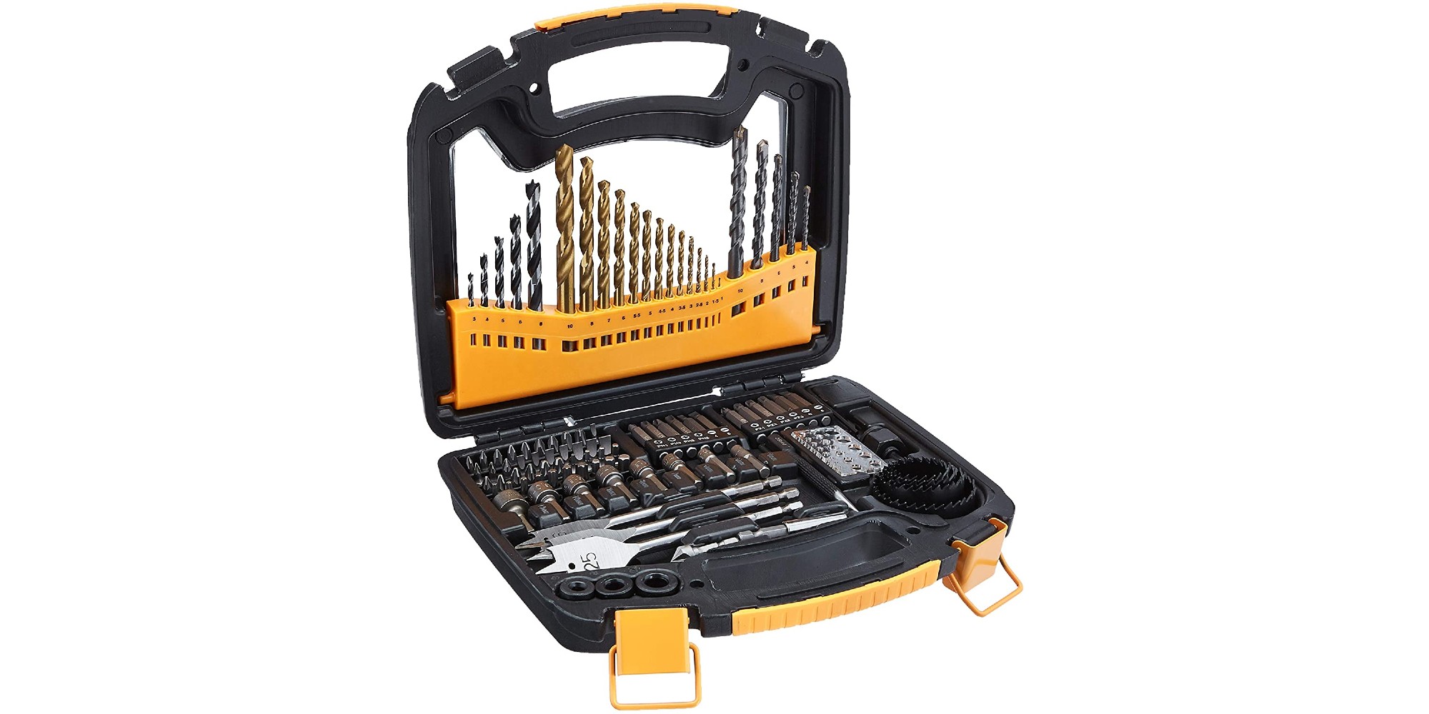 Pick up the Amazon Basics 100-piece drill and driver bit set at new low ...