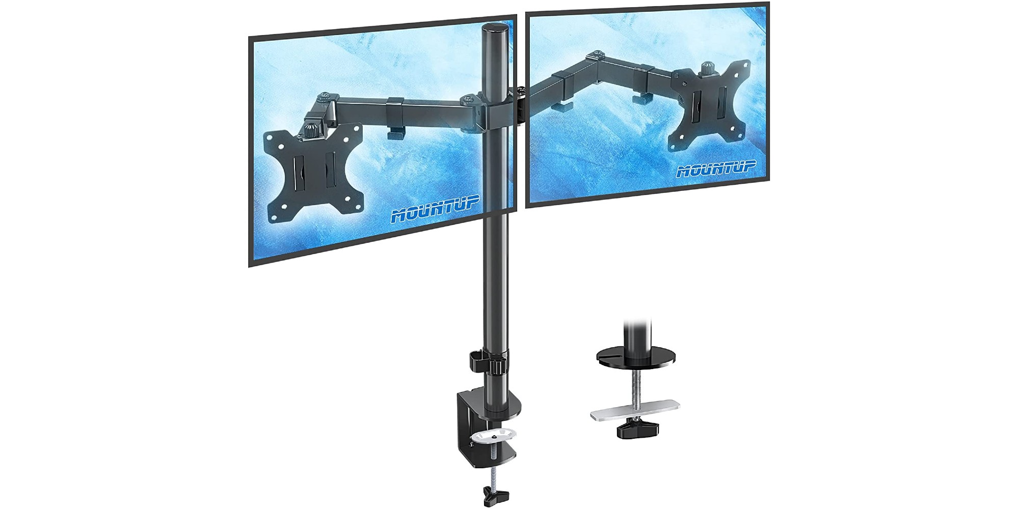 Just $14 will score you this popular 27-inch dual monitor mount at 53% ...