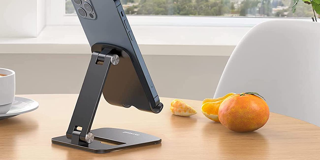Lamicall's 2021 Adjustable Metal Smartphone Stand just dropped to $13. ...